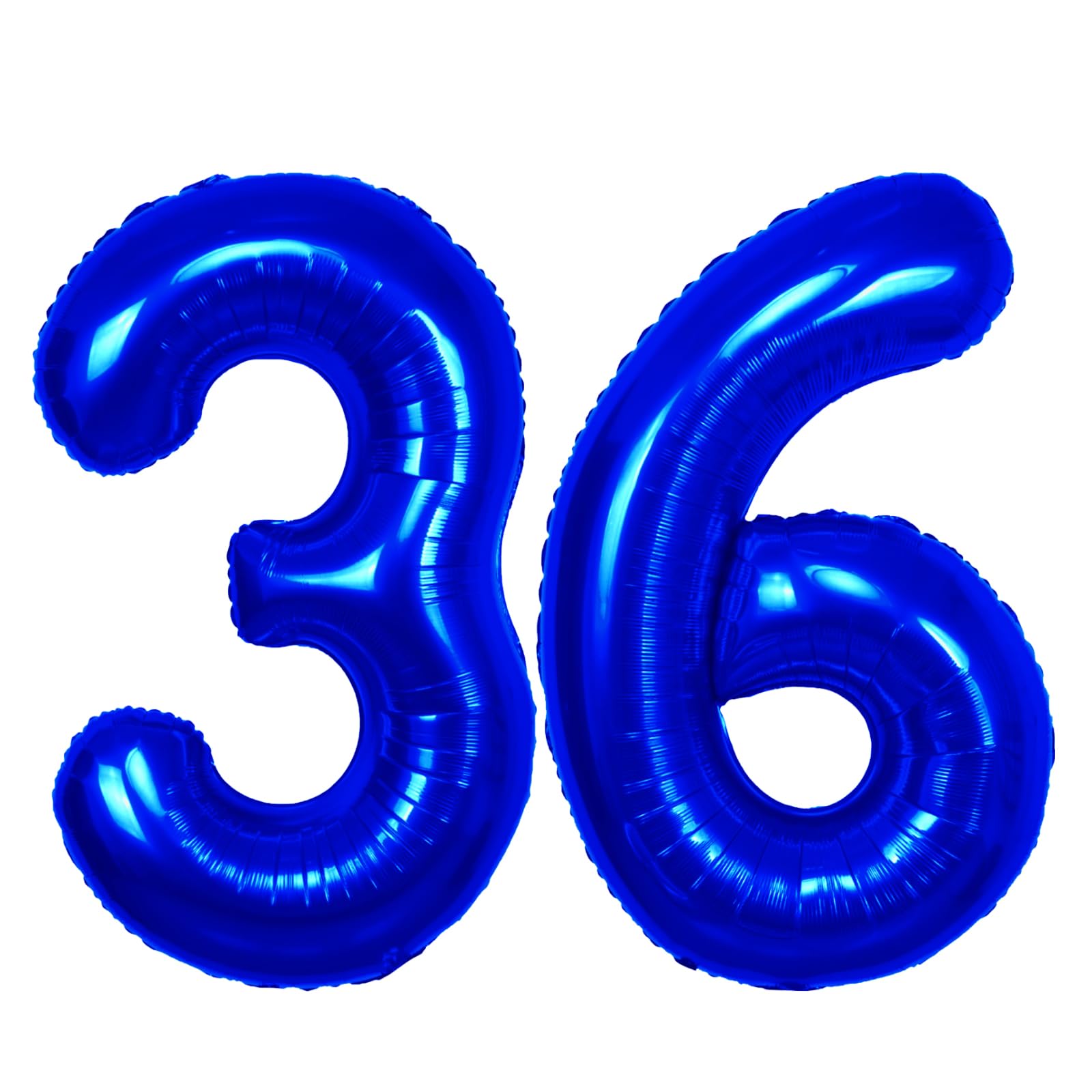 Amazon.com: 40 inch Navy Blue Number 36 Balloon, Giant Large 36 Foil ...