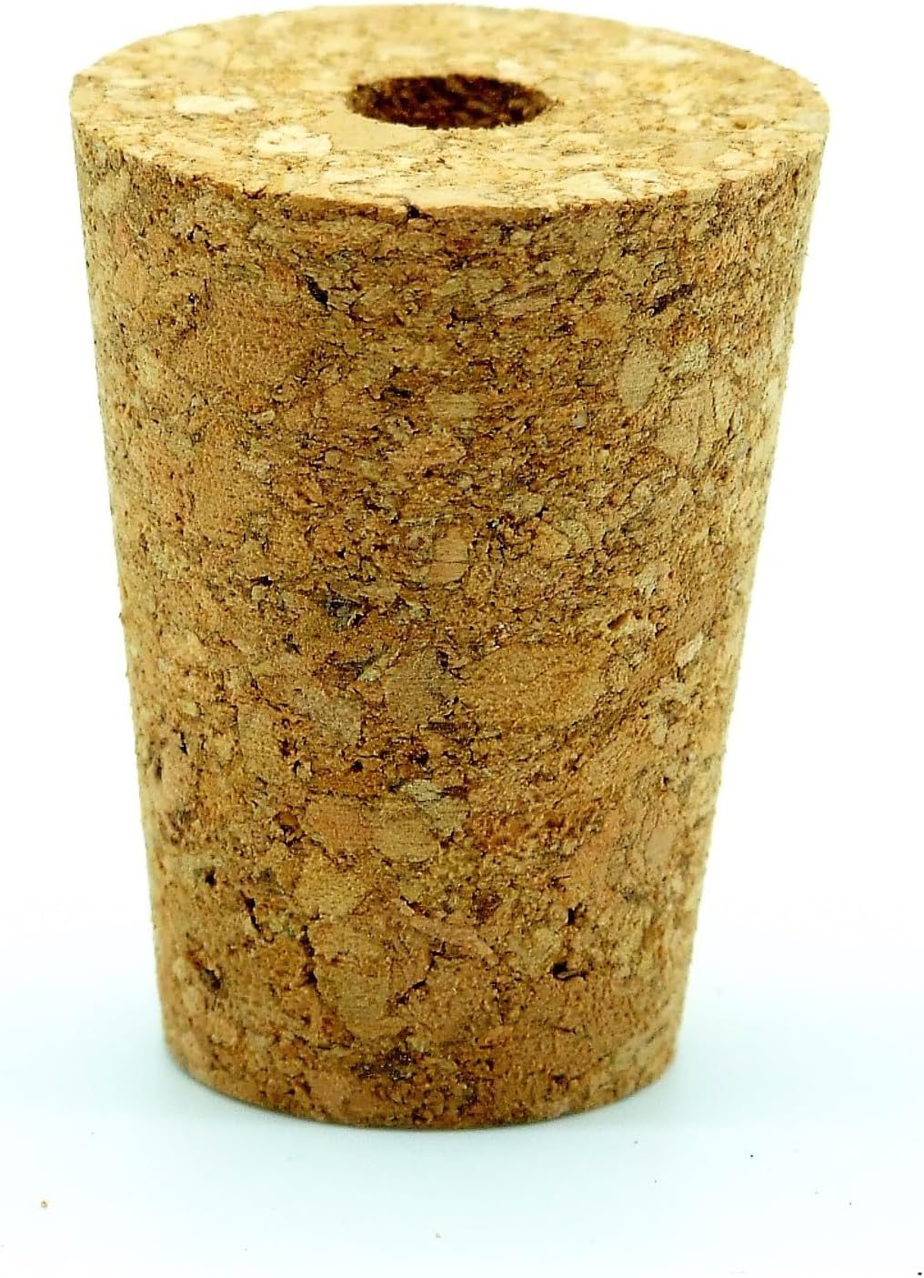 Bored Cork Bung with Hole 34/24mm - Cork Stopper for Airlock, Drilled ...