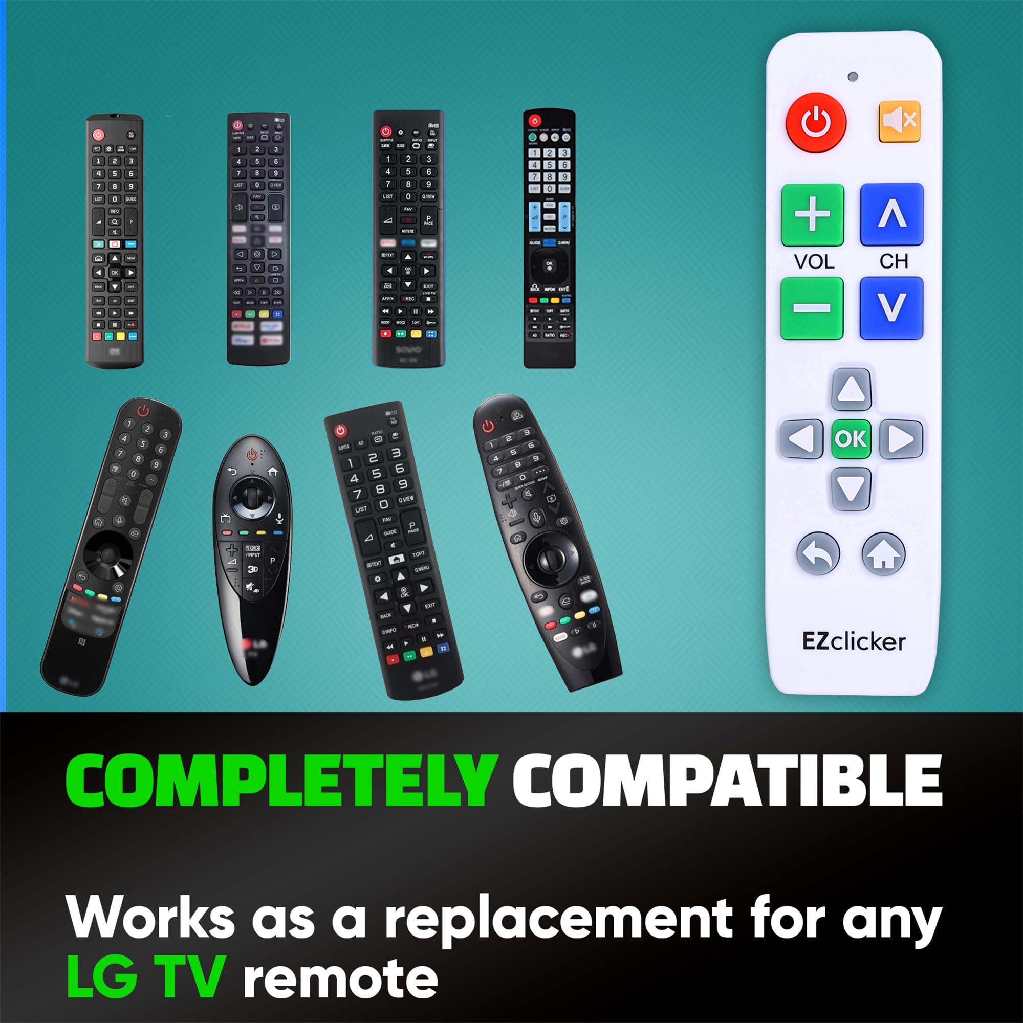 LG TV Remote | Big Button...B0F95KTFKC | Encarguelo.com.ec