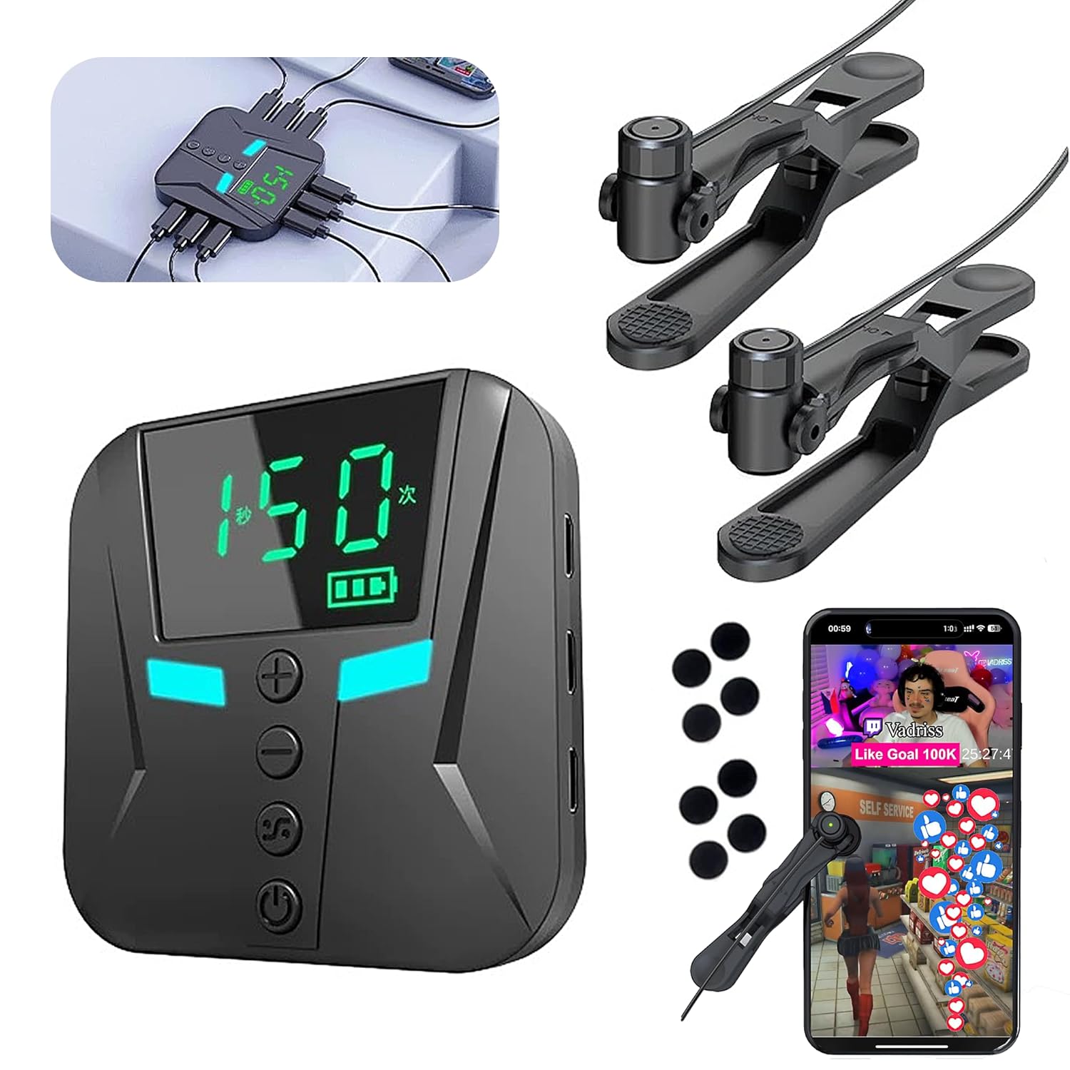 Amazon.com: STRONGBERRY Auto Clicker with 2pcs Click Heads for iPhone ...