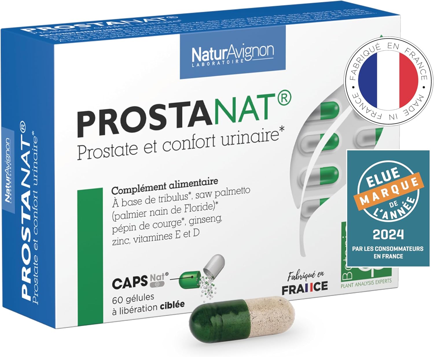 Laboratoire NaturAvignon Prostanat | Prostate, Confort urinaire ...