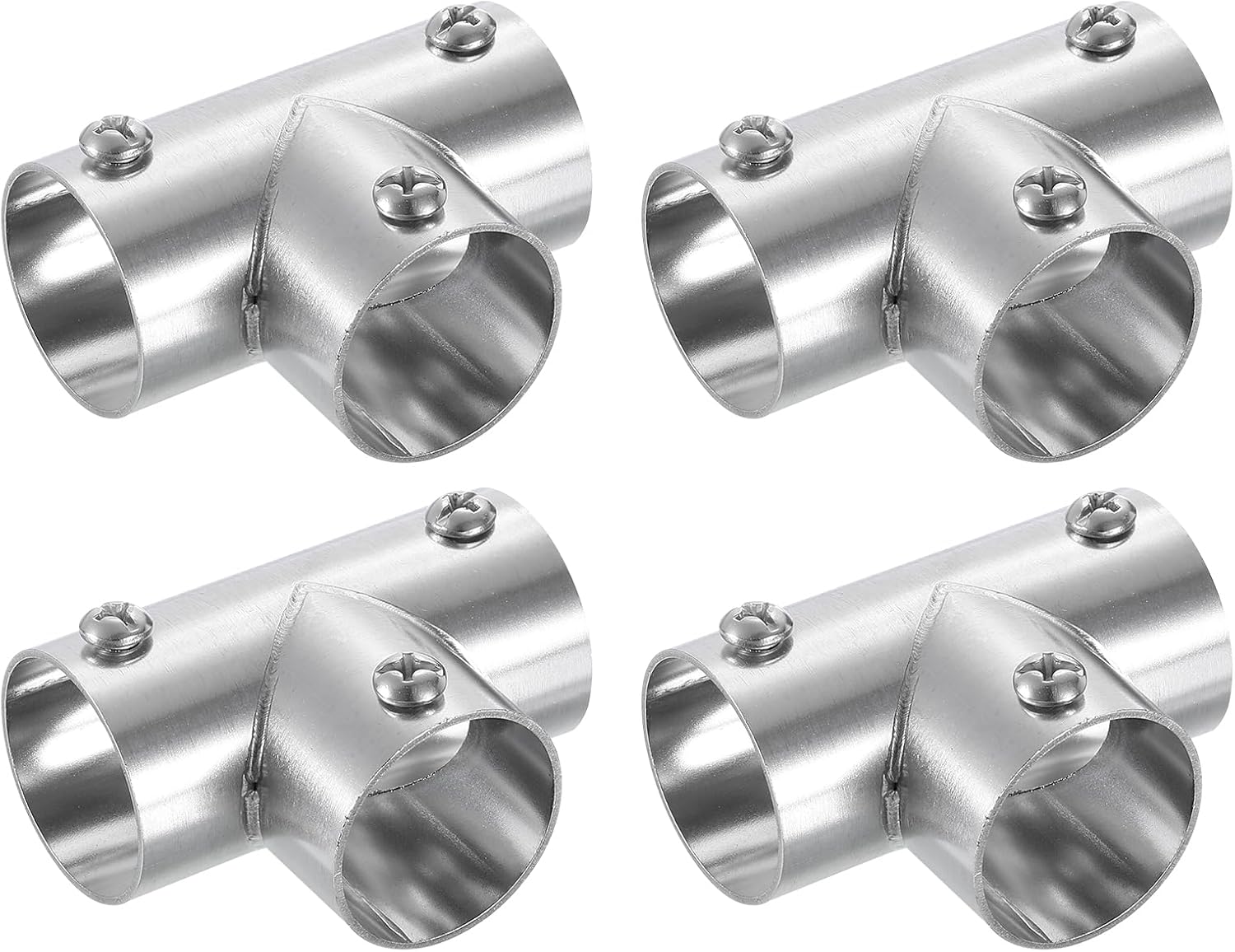 Amazon.com: uxcell 4Pcs 3-Way Pipe Fitting Connector, Fit 1 Inch(25mm ...