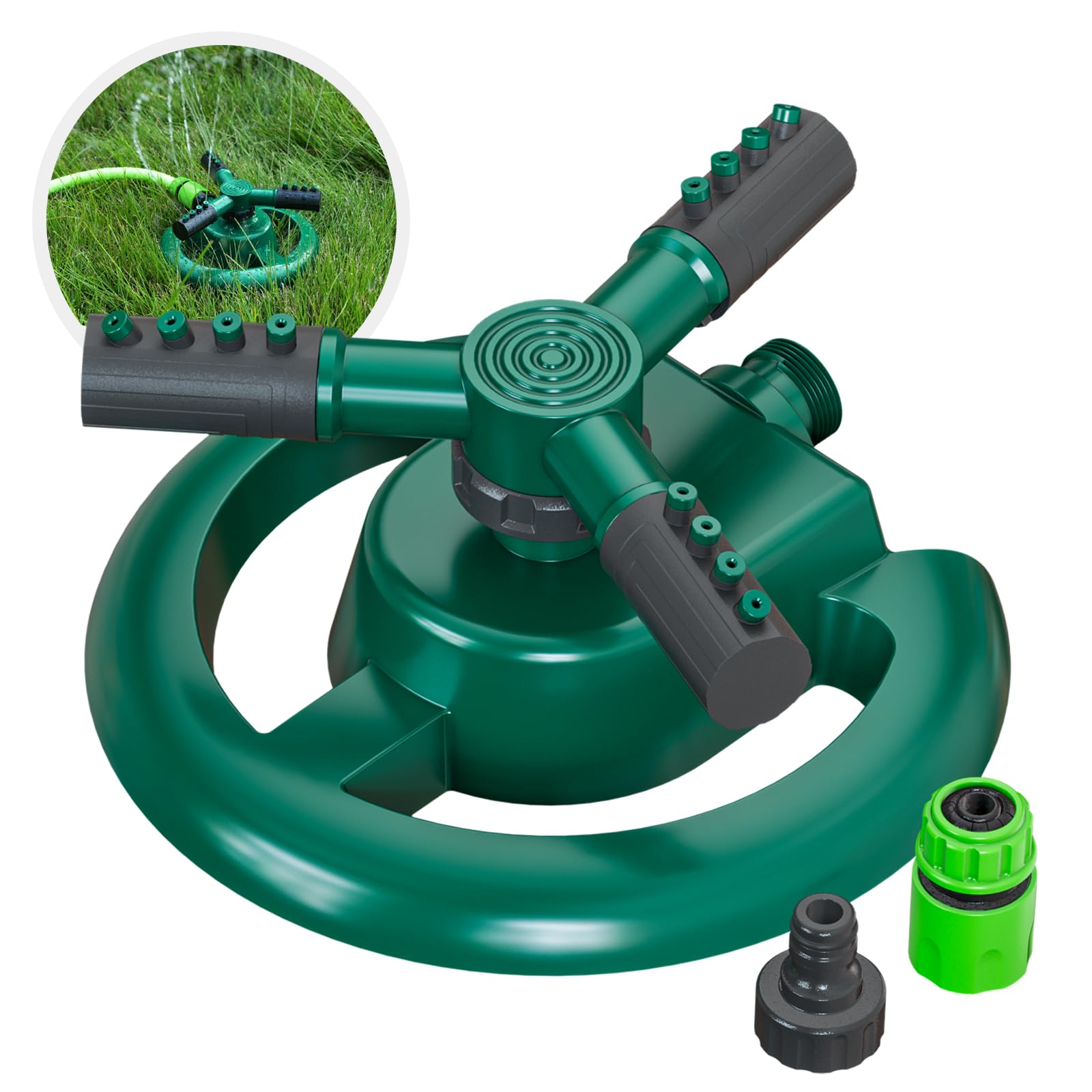 Amazon.com : Gyrivav Sprinklers for Yard, Water Sprinkler, 360 Degree ...