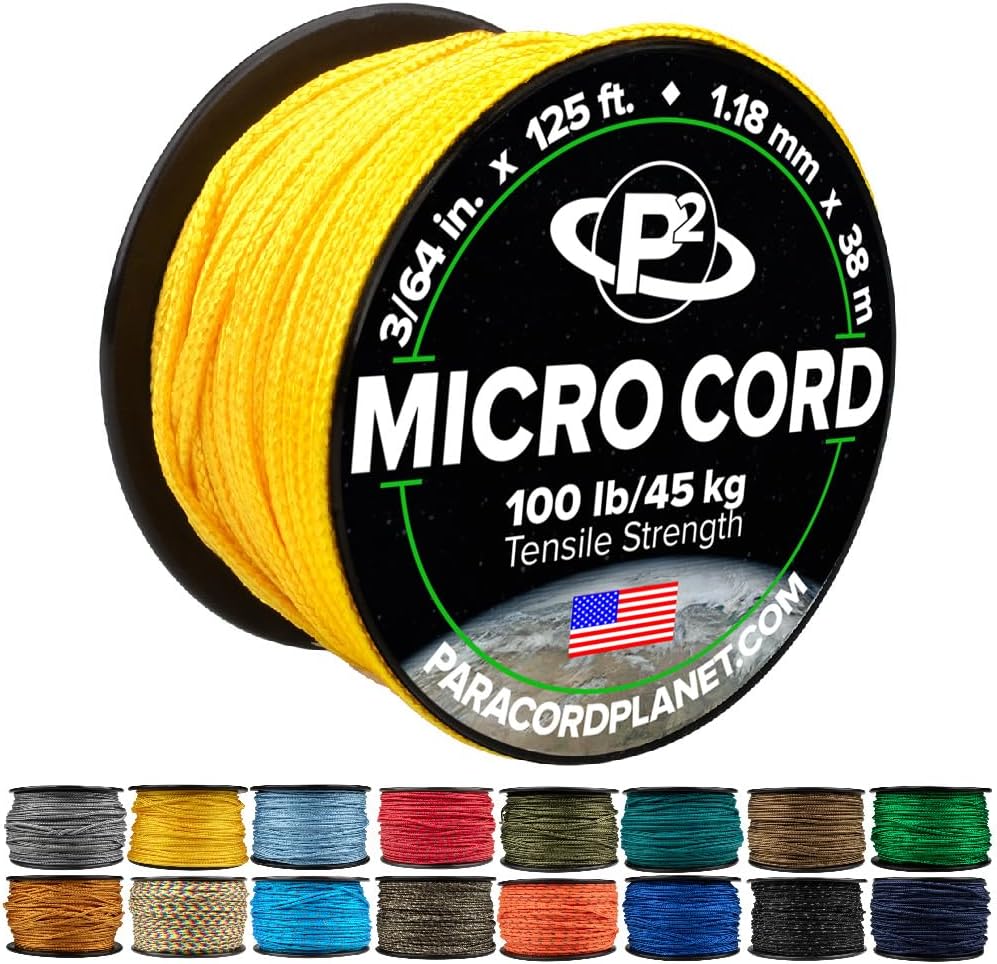 Amazon.com: Paracord Planet Micro Paracord – Thin Braided Cord for ...
