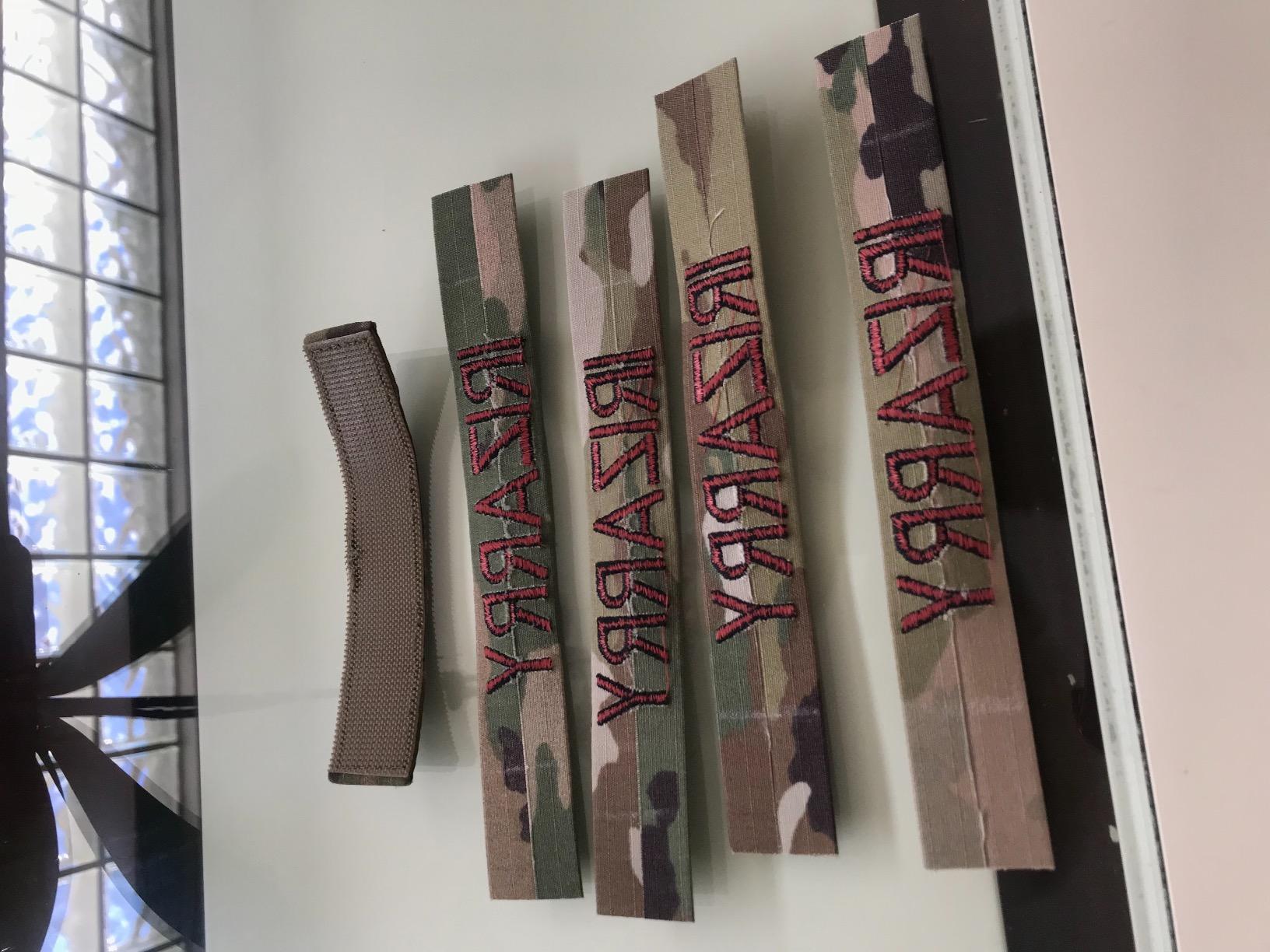 Amazon.com: JSM Auto 4 Pieces Army Multicam OCP Name or Army Tape, Sew ...