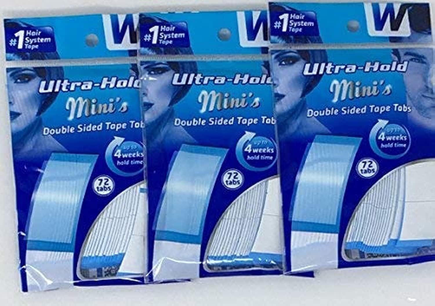 Ultra Hold Mini Tabs - Durable Double Sided Hair Wig Tape - Long ...