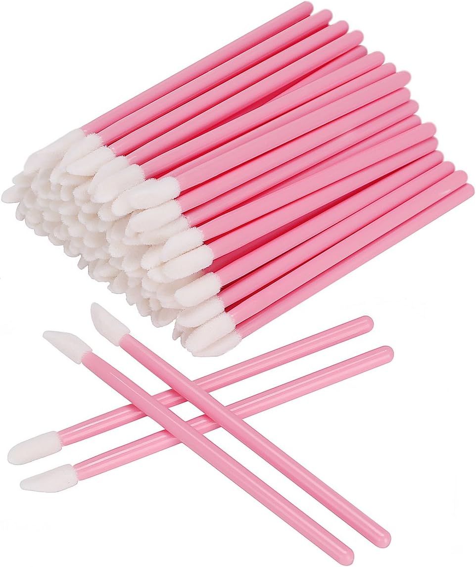 Amazon.com: AKStore 200 Pcs Disposable Lip Brushes Make Up Brush ...