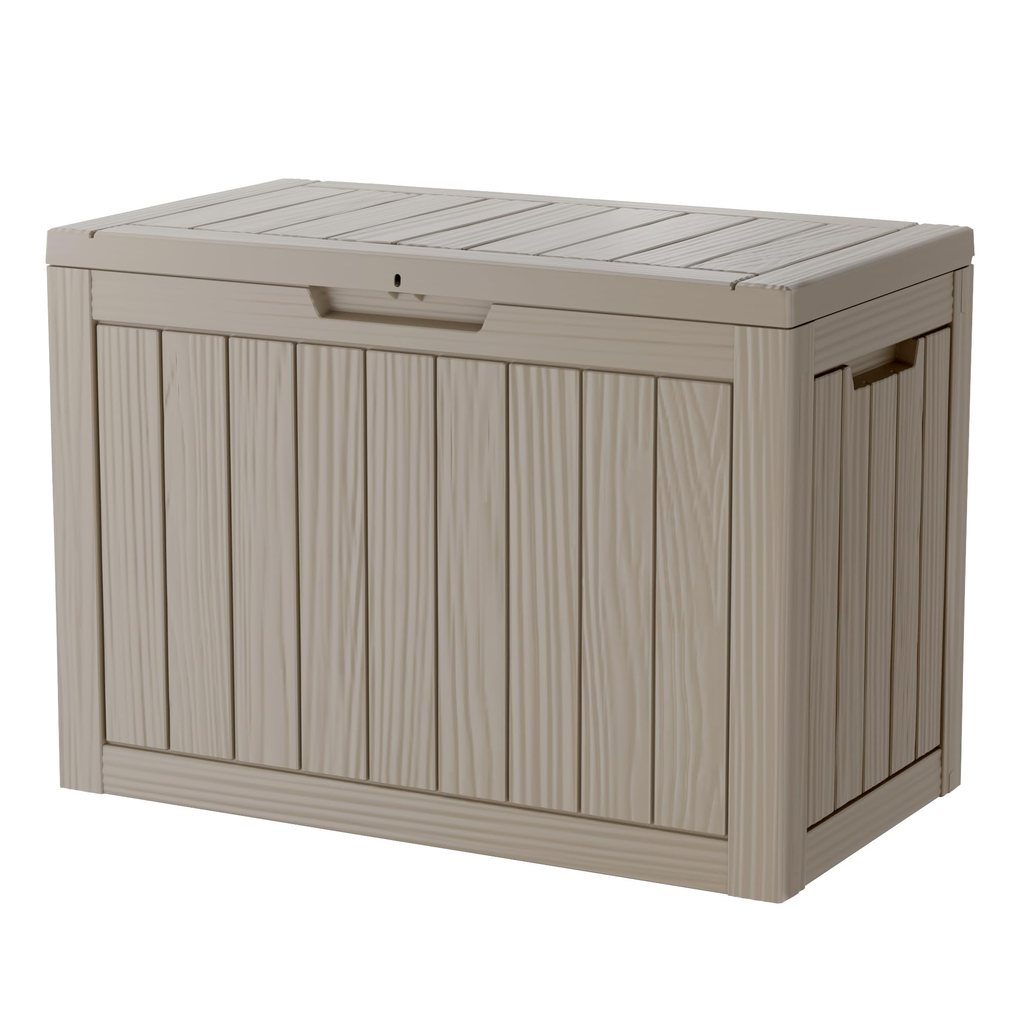 Amazon.com: TARKARI 45 Gallon Lockable Resin Deck Box, Waterproof & UV ...