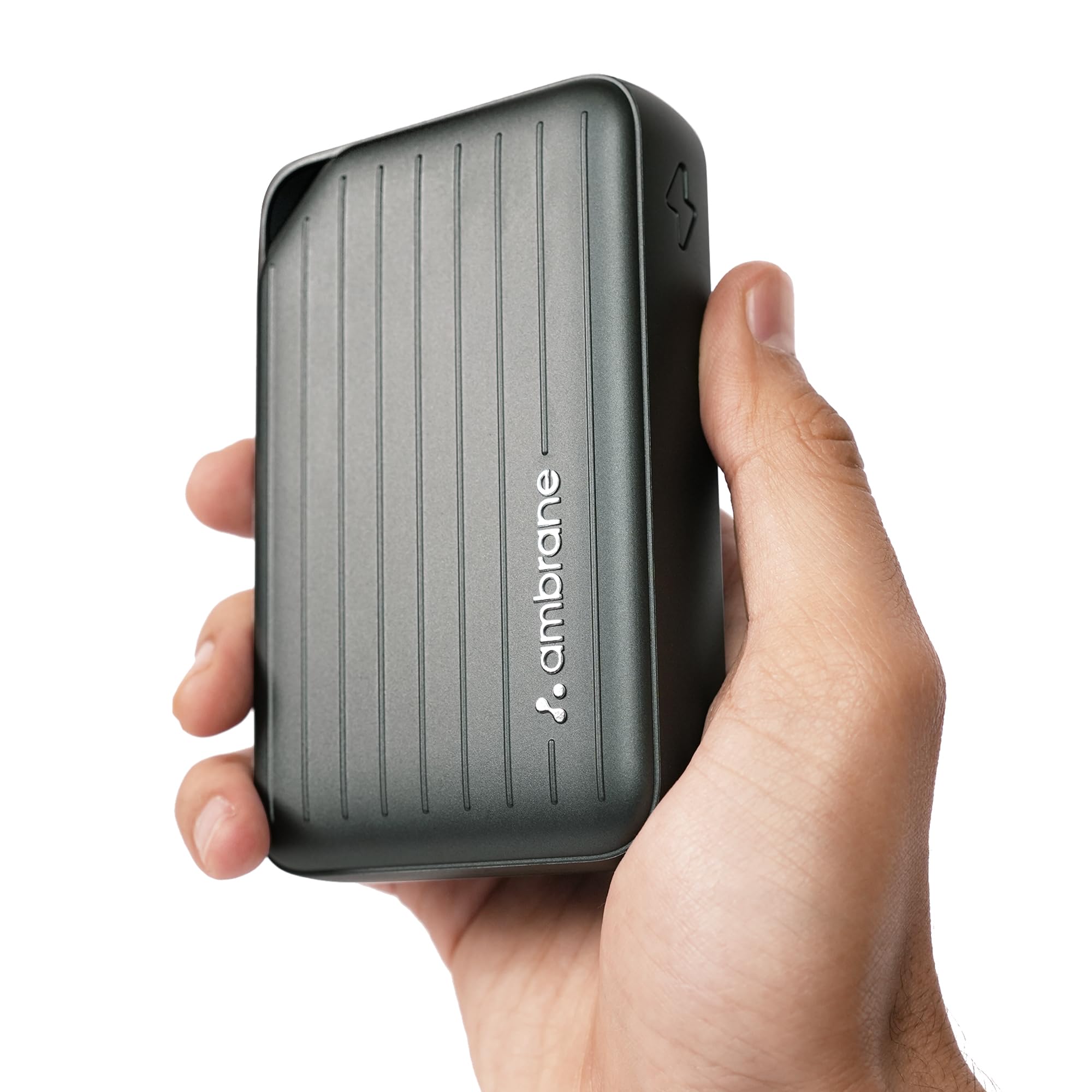 Ambrane 20000mAh Compact Powerbank, 22.5W Fast Charging, USB & Type C ...