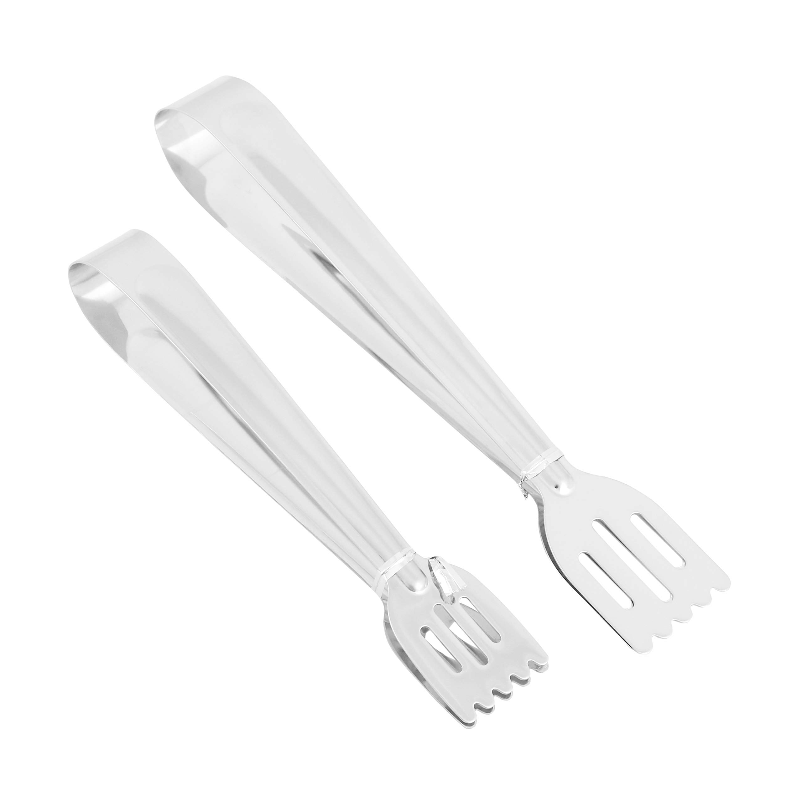 Buy Classy Touch Kitchen Tongs Stainless Steel Buffet serving utensils ...