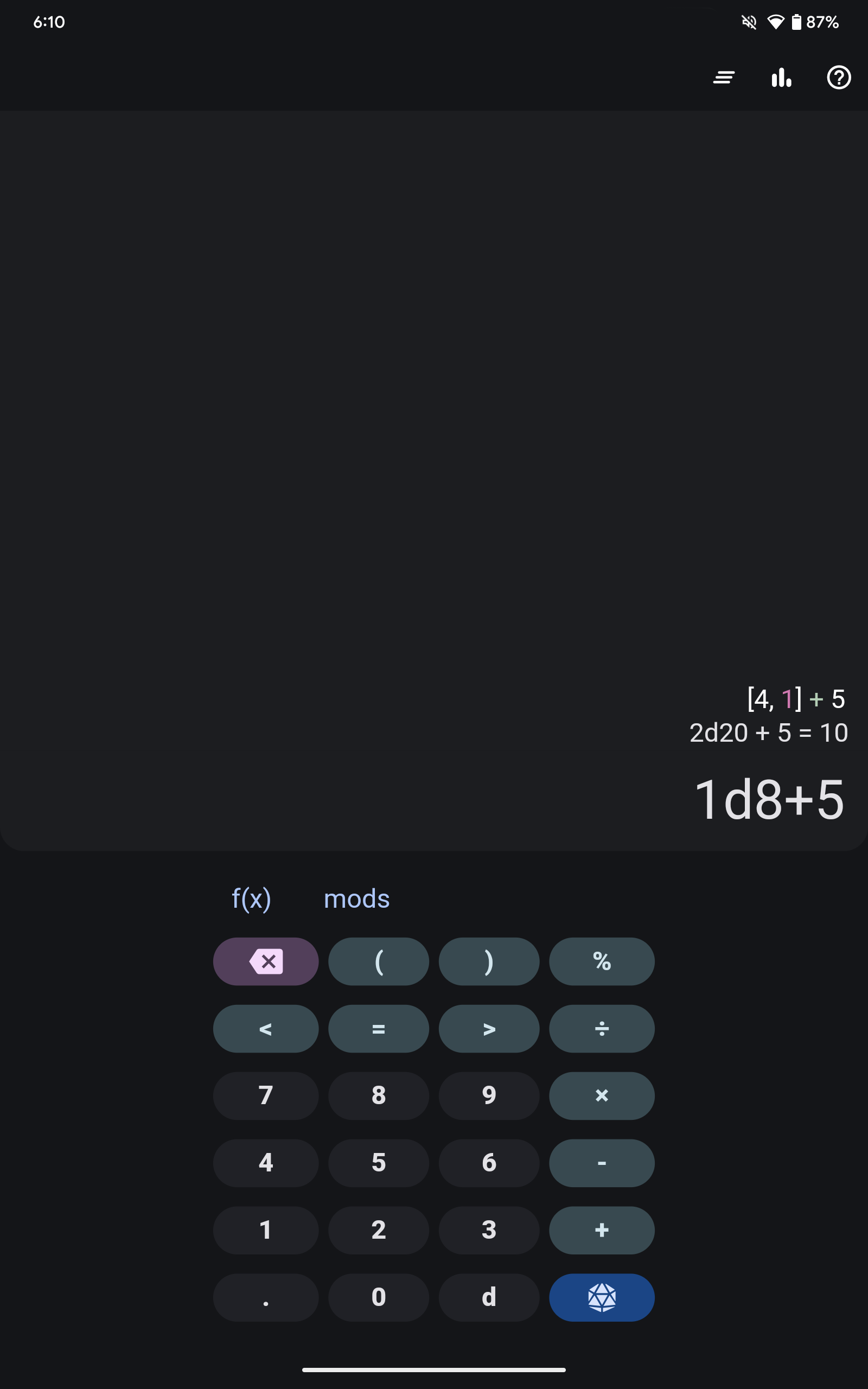 Dice Roller Calculator - App on Amazon Appstore