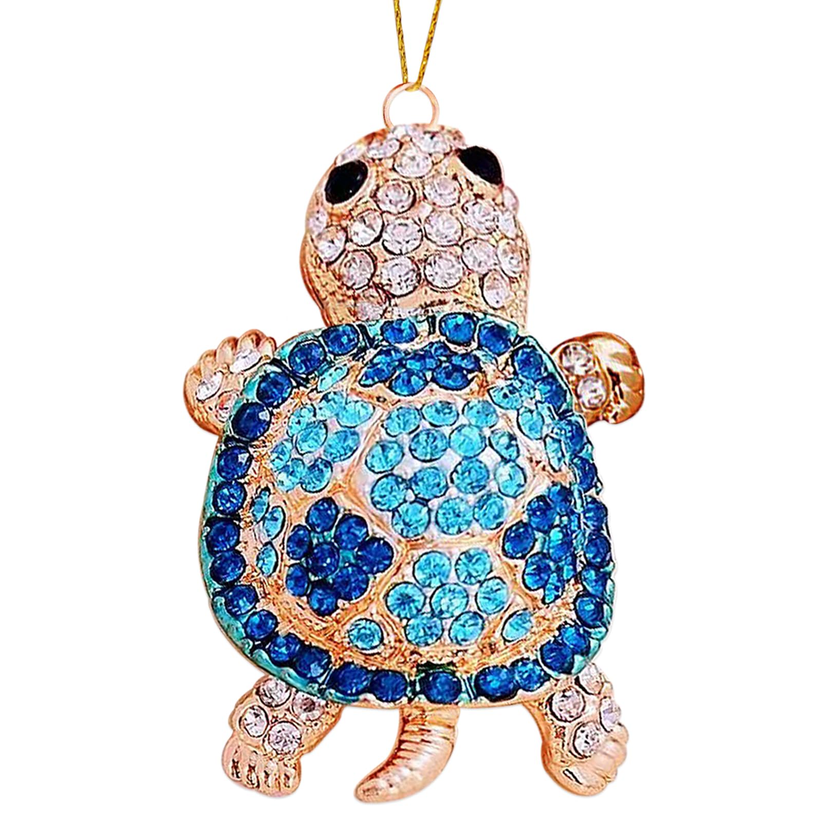 Amazon.com: Sea Turtle Ornament,Rhinestone Turtle Christmas Tree ...