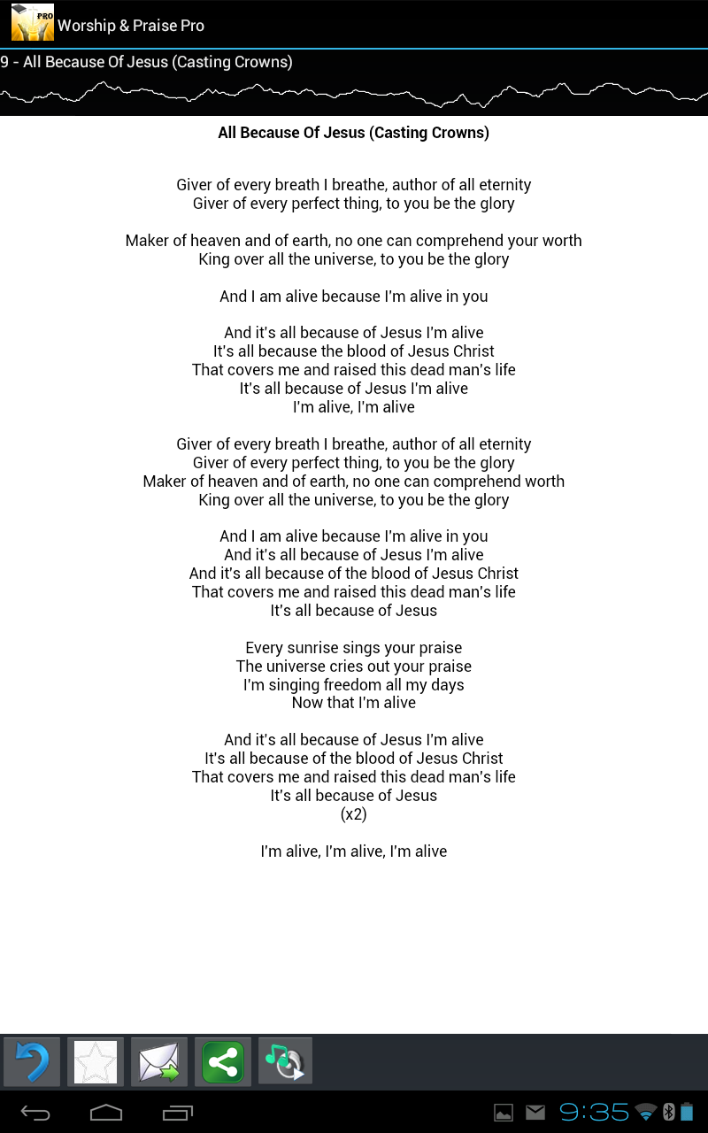 Worship and Praise Lyrics Pro - App on Amazon Appstore