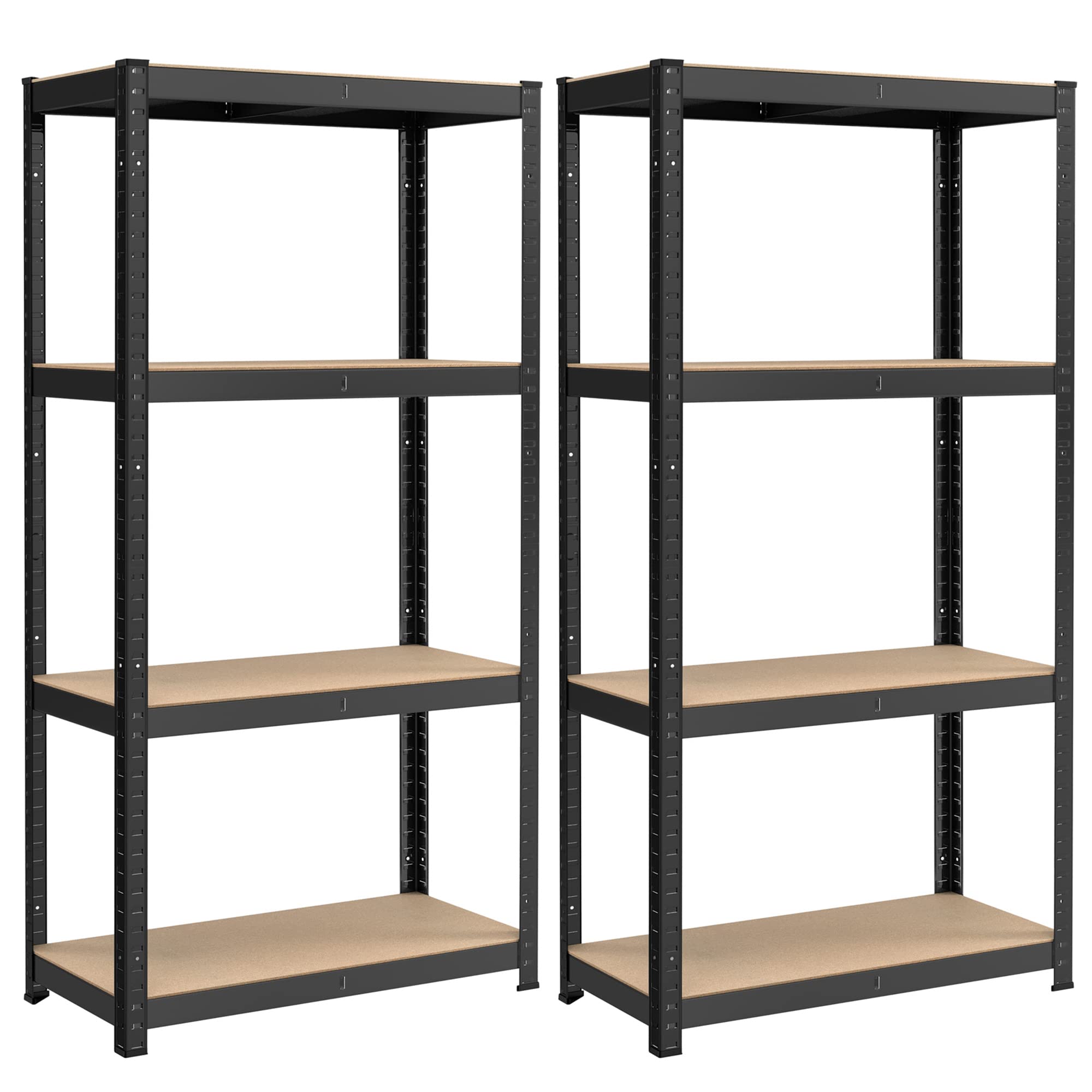 SONGMICS GLR044B02 Heavy Duty Shelving Unit Set of 2 Cellar Shelves ...