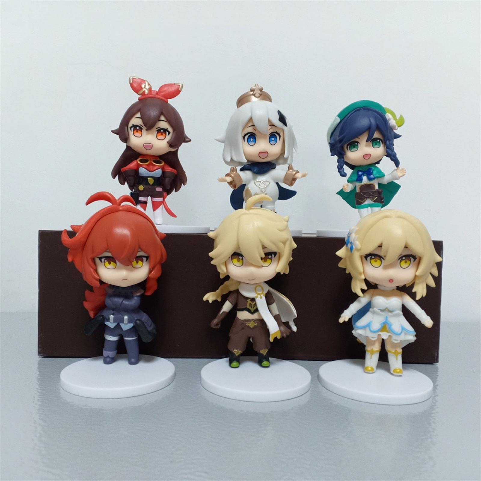 Buy QWYU 6pcs/Set Anime Figure Pon Action Figure Klee/Pon/Barbatos ...