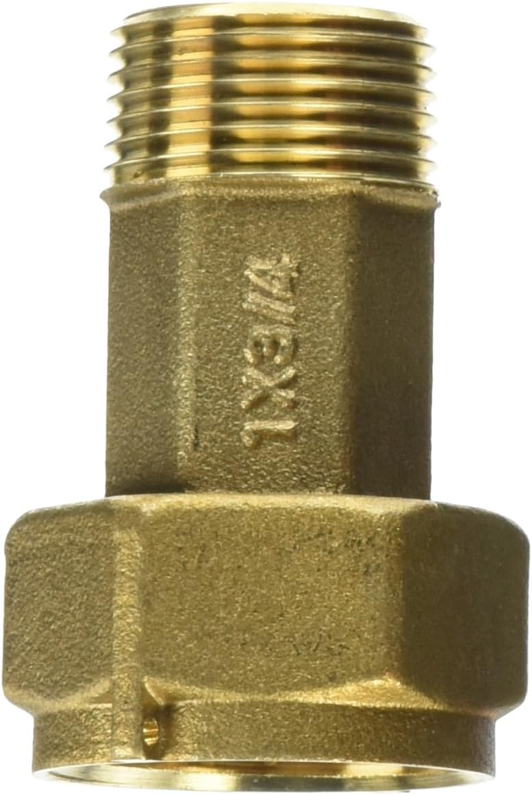 Amazon.com: uxcell Brass Pipe Fitting, Hex Nipple, G3/4 Male x G1 ...