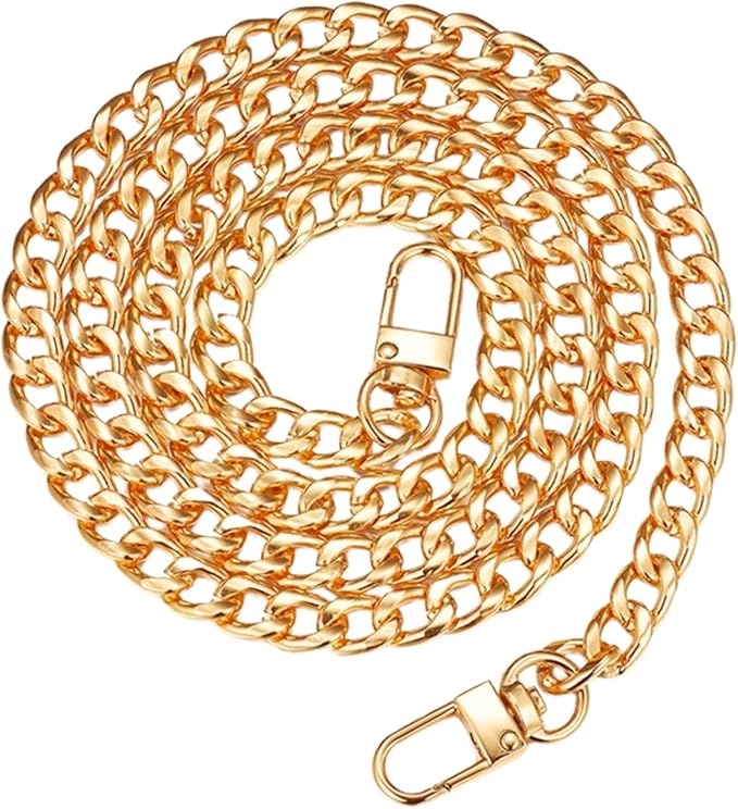 Amazon.com: KASBEE Purse Chain Strap, Gold Chain Purse Strap, Crossbody ...