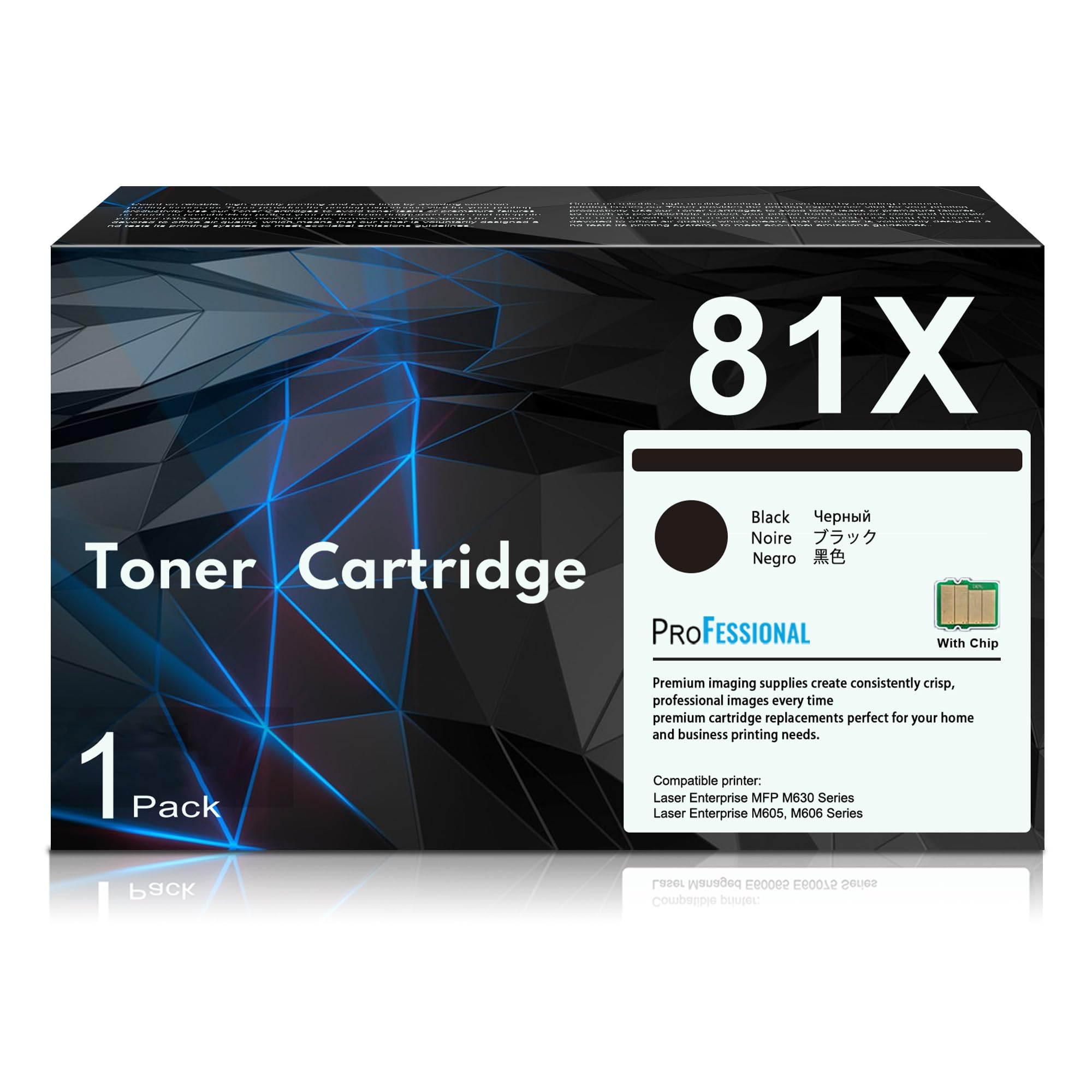 Amazon.com: 81X CF281X Toner Cartridge 1 Black High Yield | Compatible ...