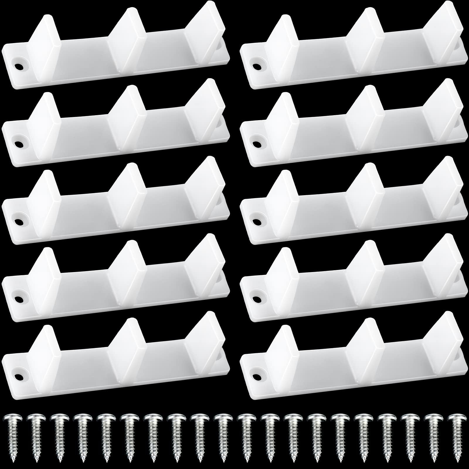 Sliding Door Stopper 10pcs Plastic Door Floor Guides For Wooden Sliding ...