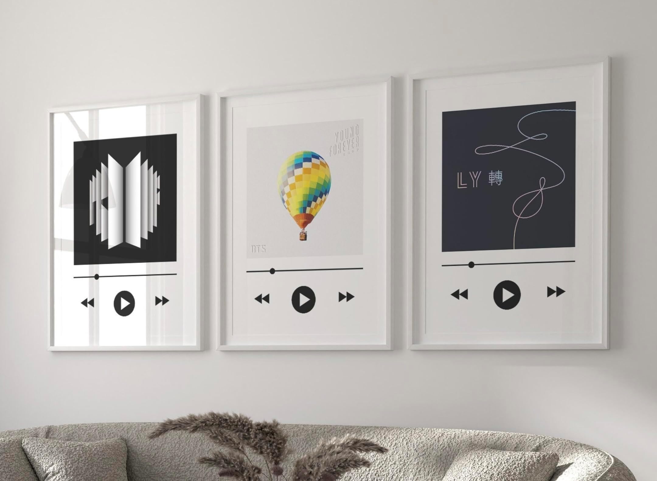 Bts Album Cover Bts Poster Set Of 3 Aesthetic Bts Room Decor A3 For ...