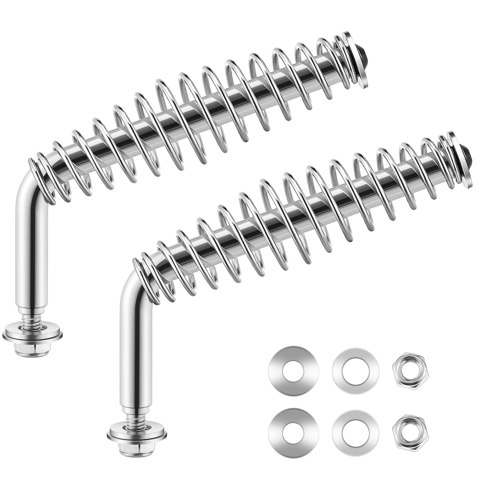 Amazon.com : Dunzy 2 Pcs 5" Stainless Spring Handle with 1/2" Steel Rod ...
