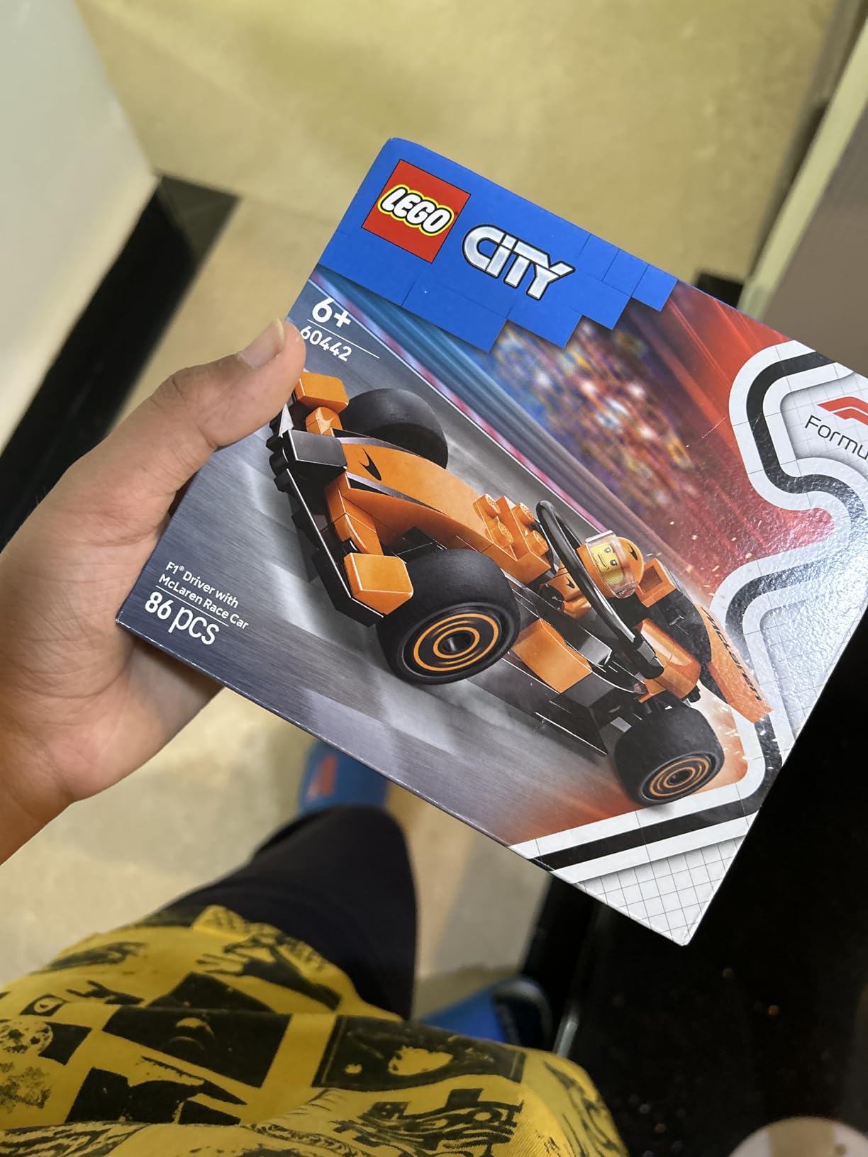 LEGO City F1 Driver with McLaren Race Car Mini Vehicle Toy Playset