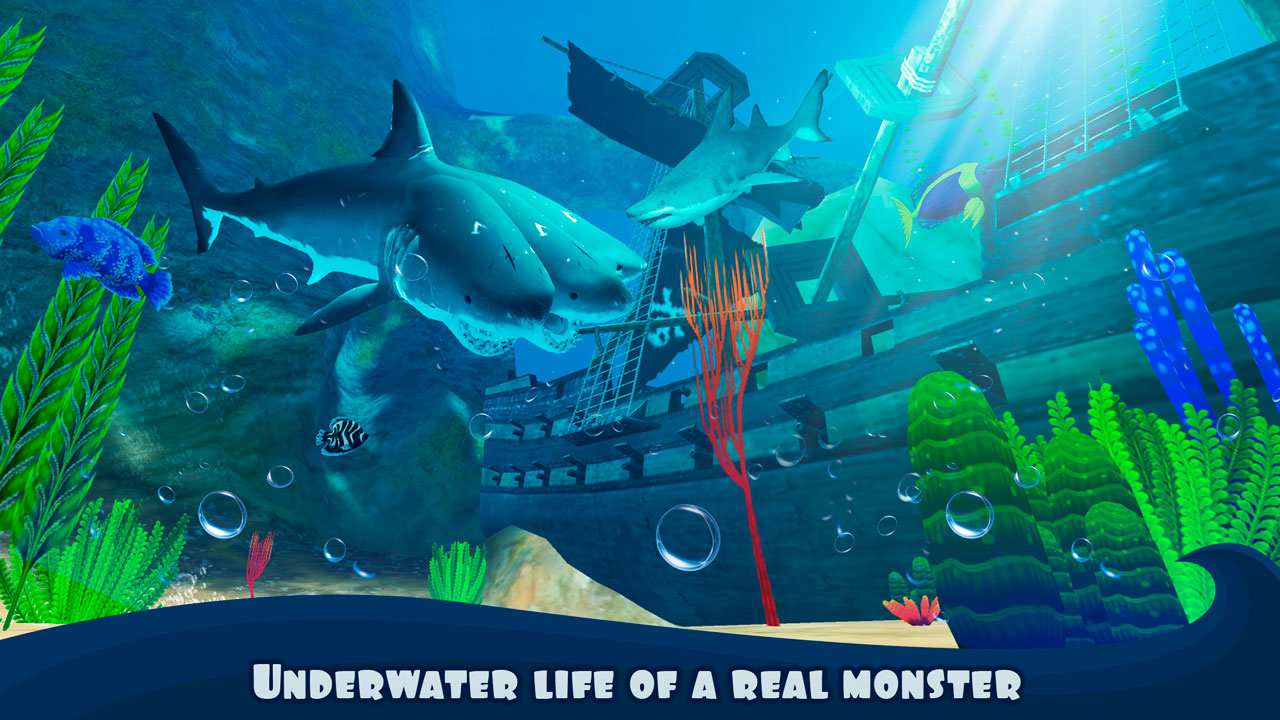 Three Headed Mutant Shark - Monster Attack Survival Simulation Game ...