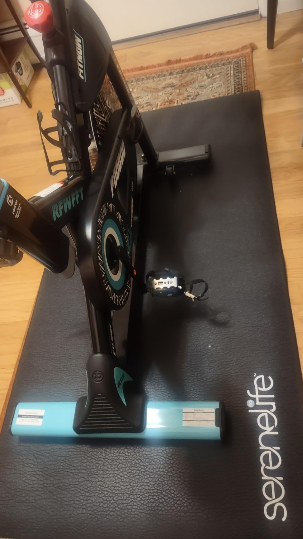 Amazon.com : Exercise Bike Trainer Thick Floor Mat 30”x60”- Indoor Bike ...