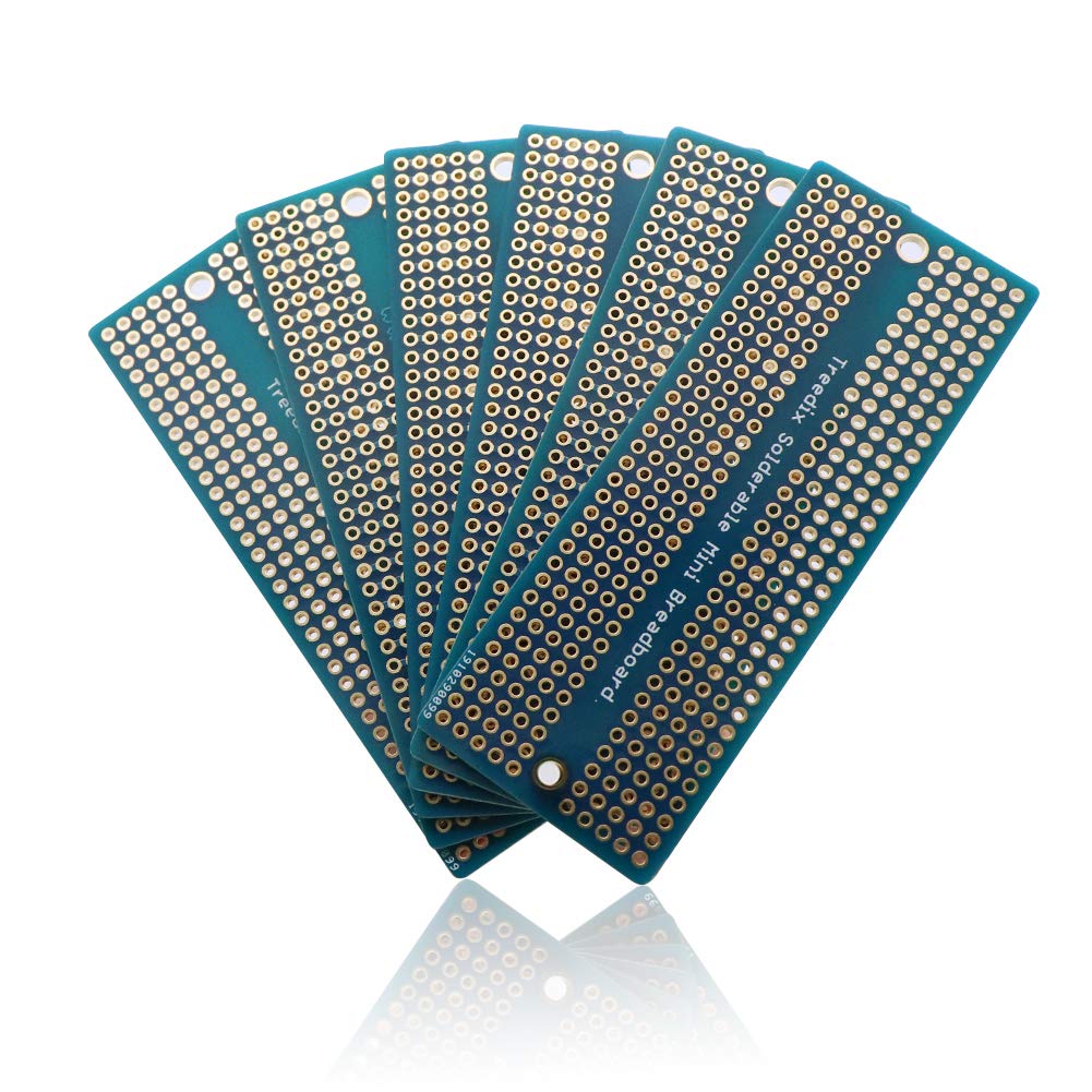 Snapklik.com : Treedix 6pcs Universal Board Solderable BreadBoard PCB ...