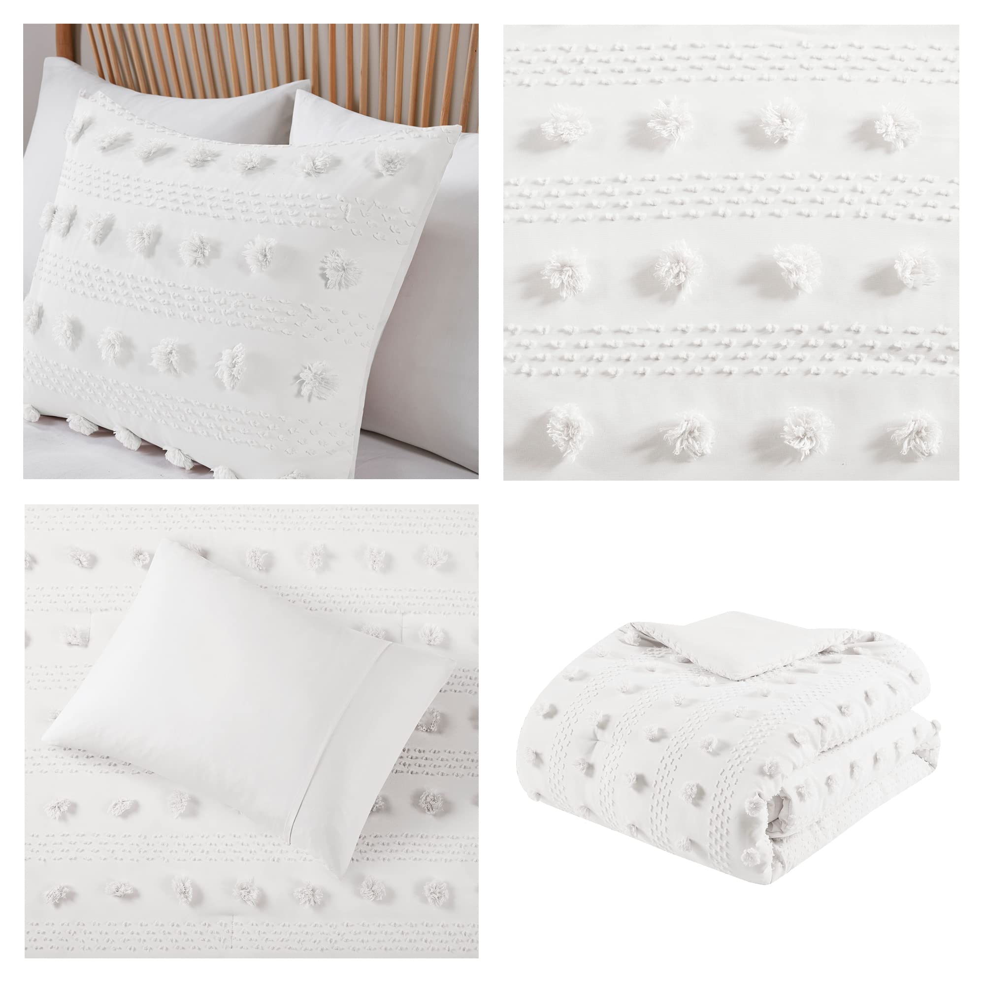 Intelligent Design Lucy Textured Comforter Set Clipped Jacquard with ...