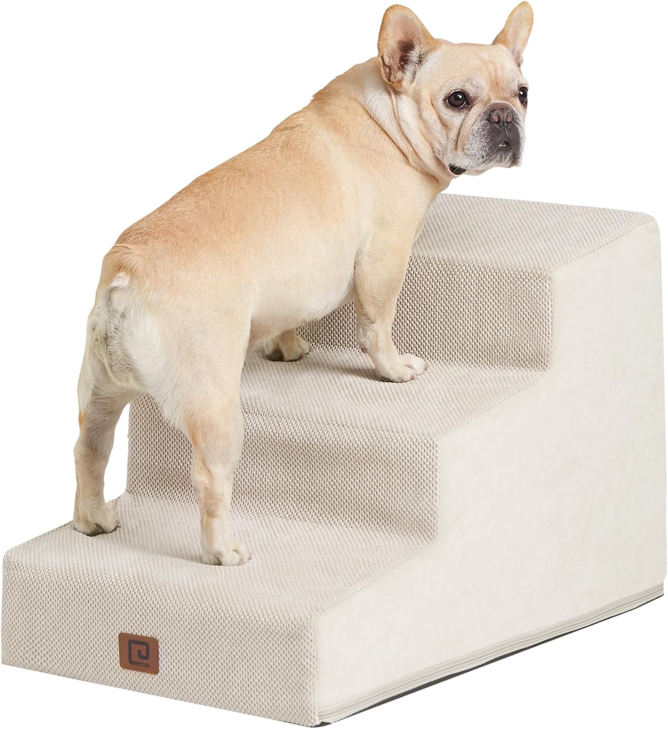 Amazon.com : EHEYCIGA Dog Stairs for Small Dogs 15.7" H, 3-Step Dog ...