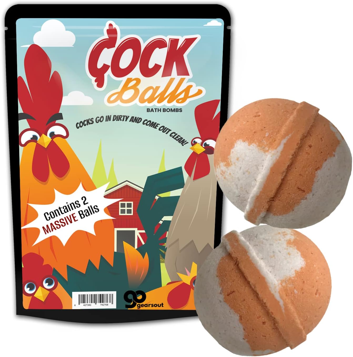 Amazon.com : Rooster Bath Balls - Funny Rooster Gifts for Chicken ...