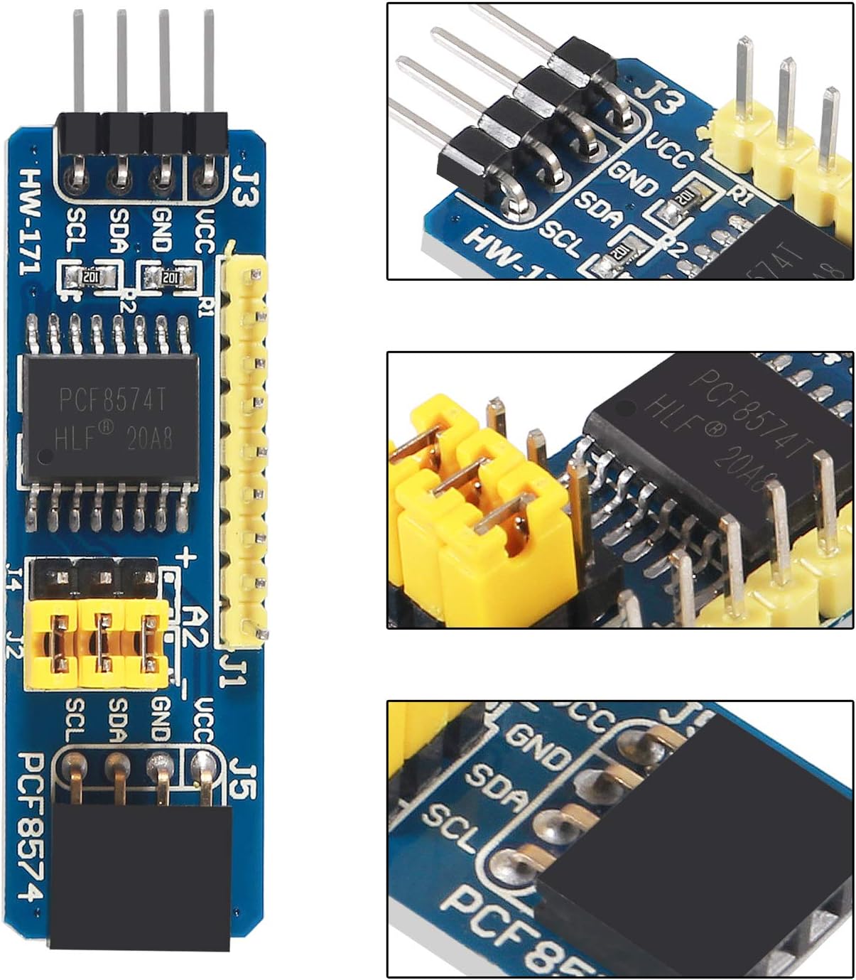 AITRIP 10pcs PCF8574 IO Expansion Board I/O Expander I2C-Bus Evaluation ...