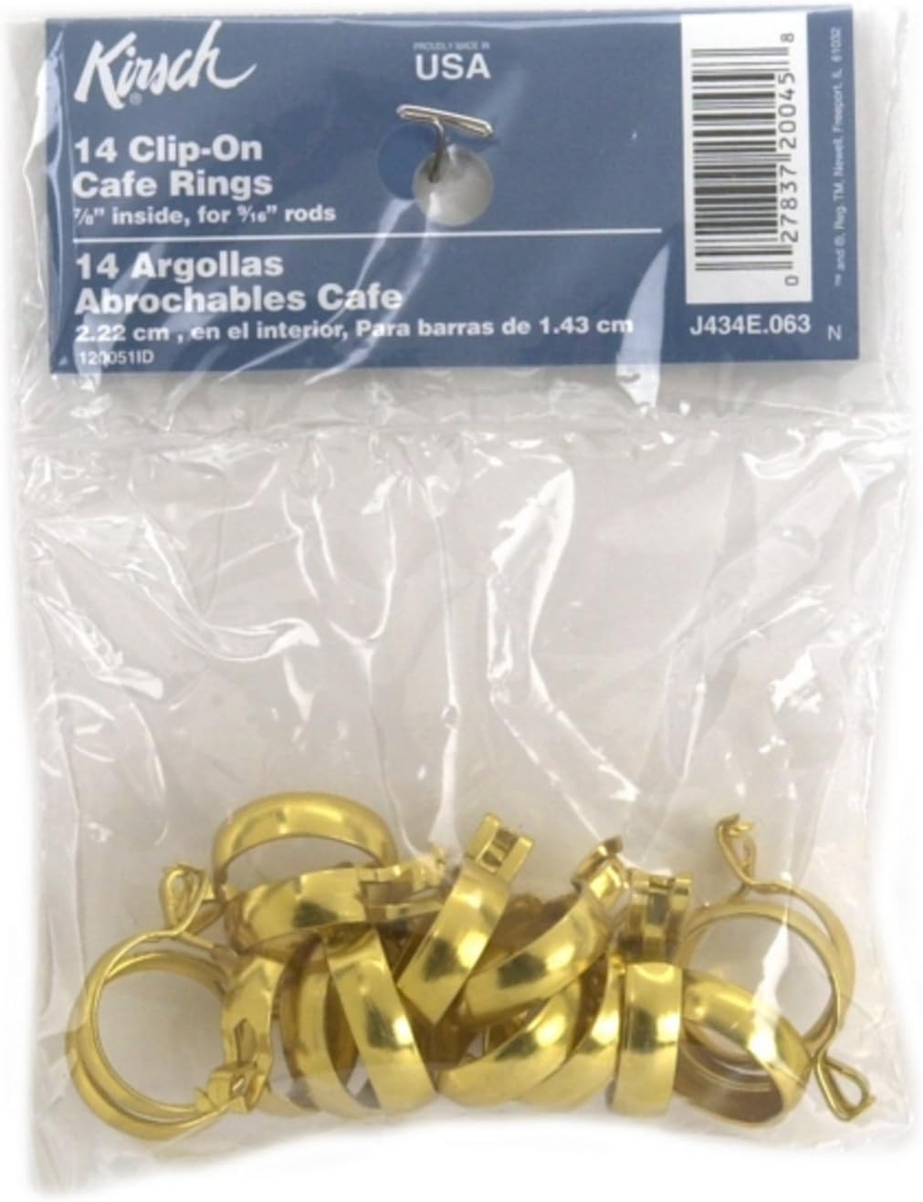 Amazon.com: Kirsch Cafe Rings : Home & Kitchen