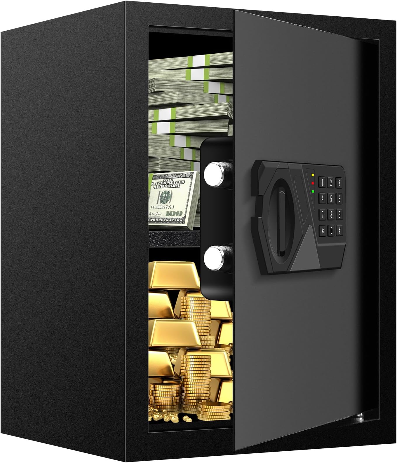 2.5 Cu ft Home Safe Fireproof Waterproof, Fireproof Safe Box with ...