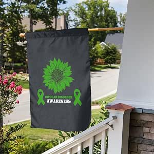 Amazon.com : Bipolar Disorder Awareness Garden Flag 12 x 18 inches ...