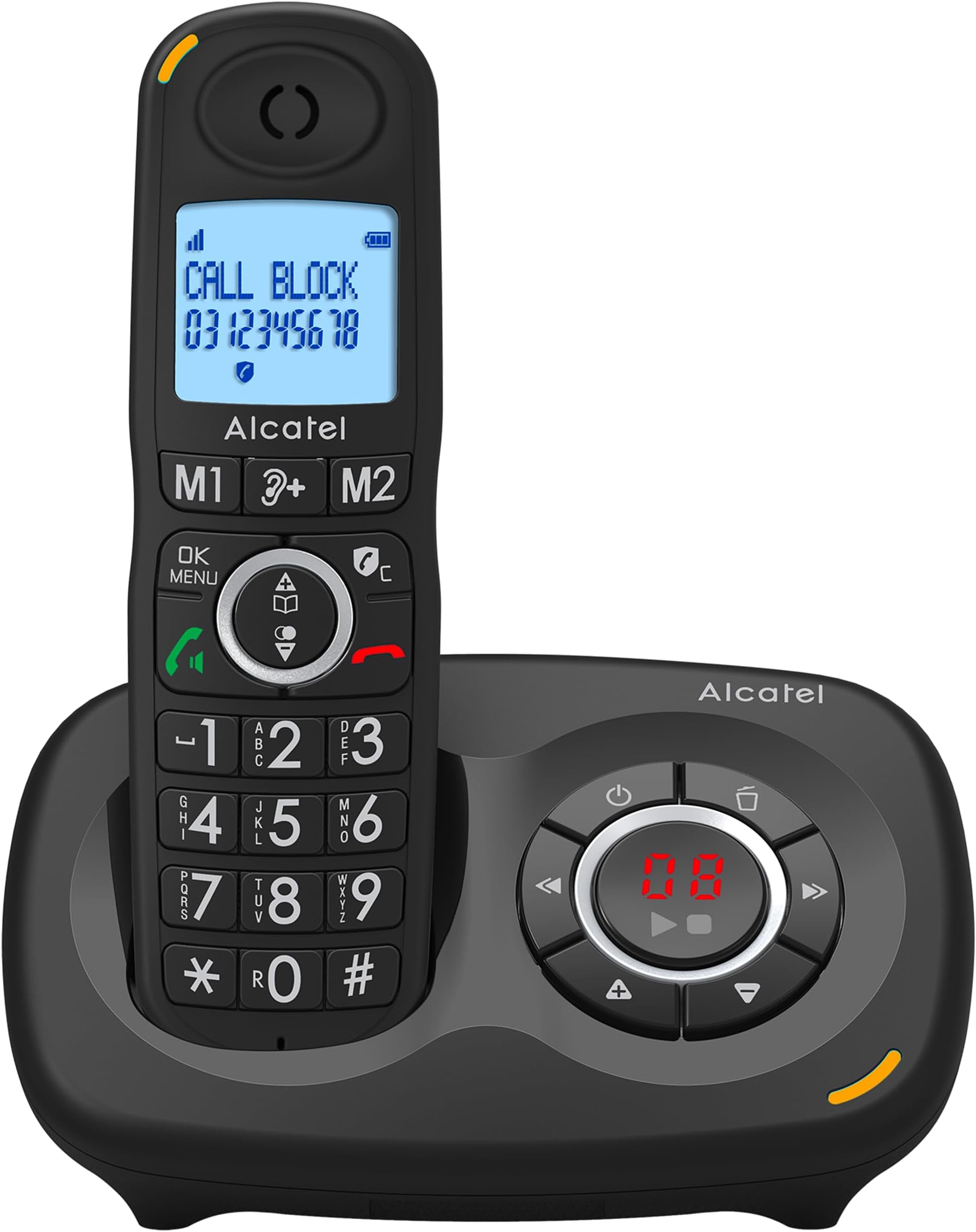 Panasonic KX-TGH720FRB DECT Téléphone Numérique Sans Fil Répondeur ...