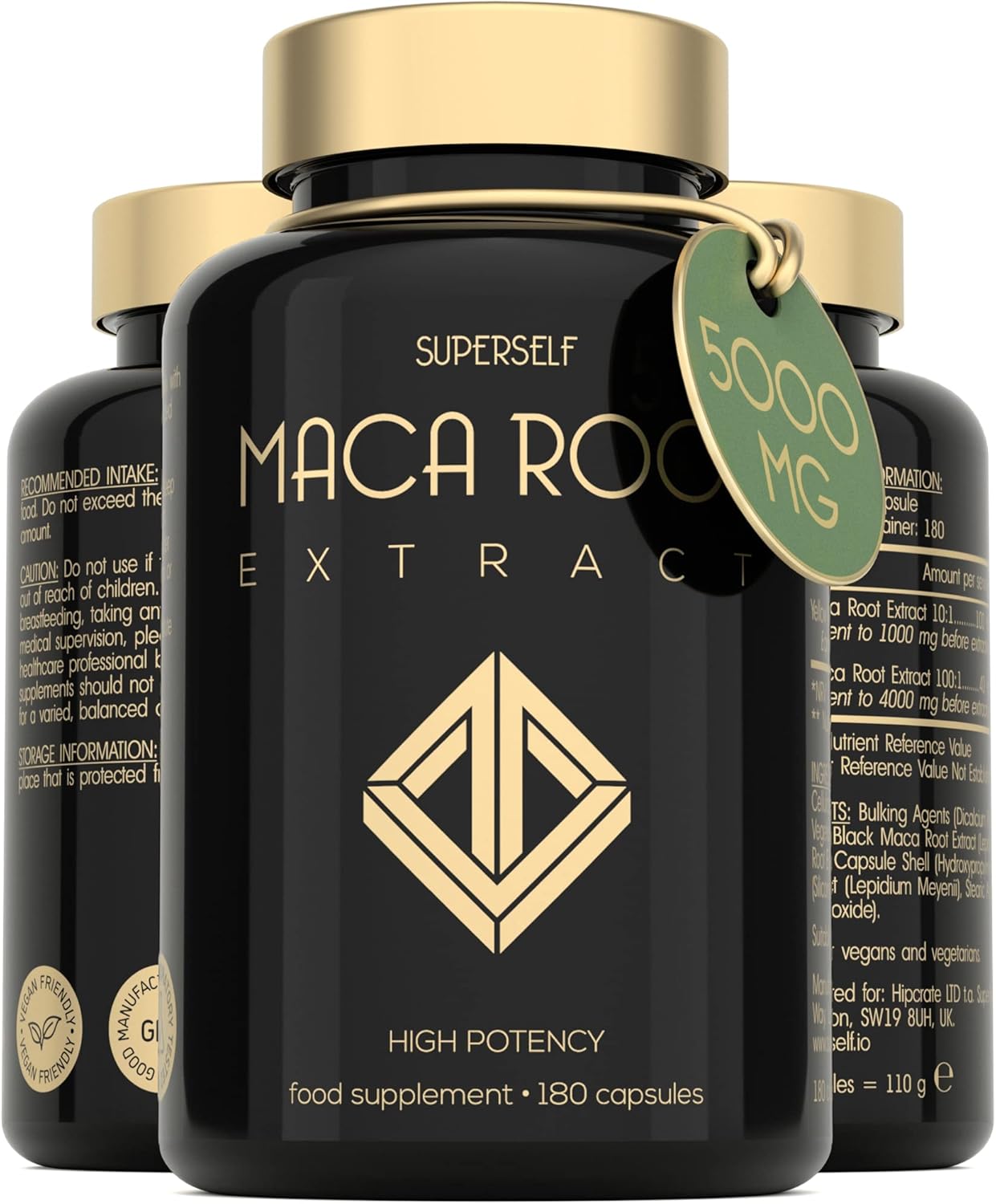 Maca Root 5000mg - Maca Root Capsules for Women & Men High Strength ...