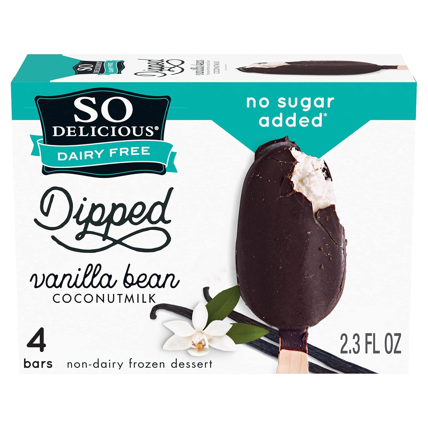 Amazon.com: So Delicious Dairy Free Coconut Milk Frozen Dessert Bar ...