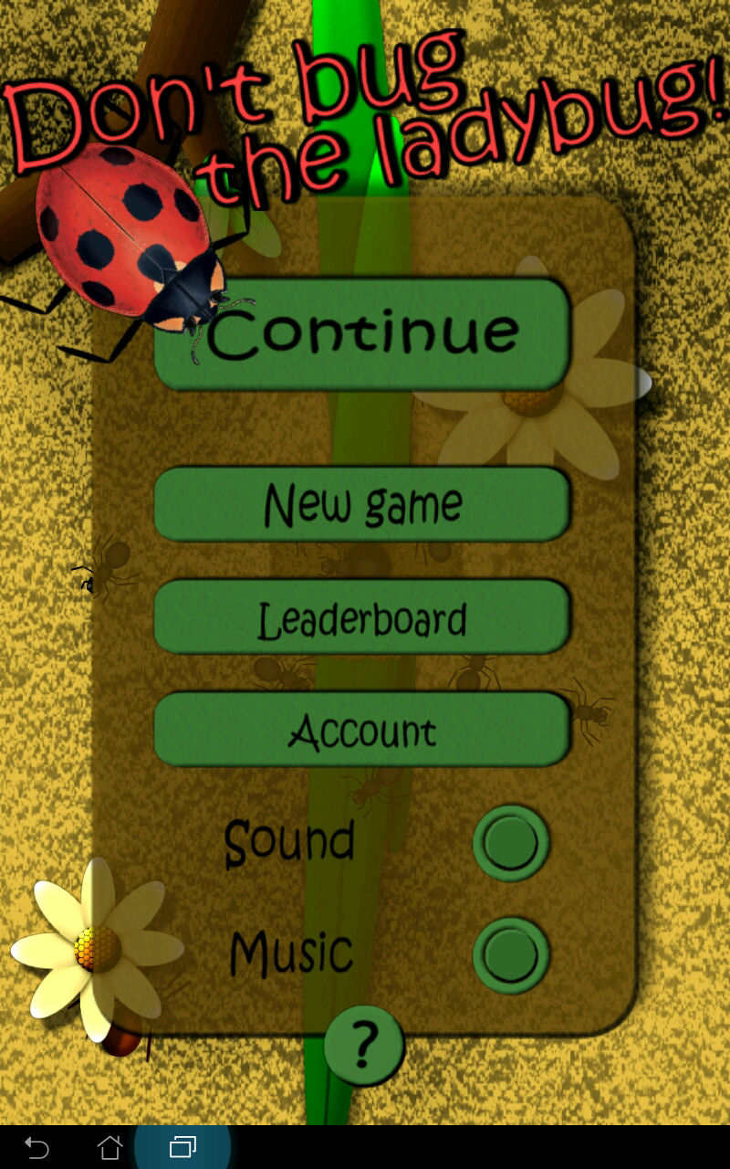 Don't bug the ladybug! - App on Amazon Appstore