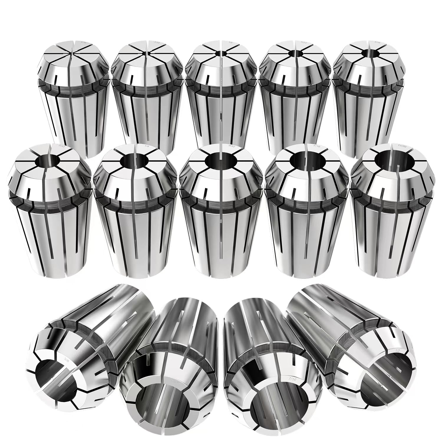 Er20 Collet Set - 14 Piece CNC Engraving & Milling Tool Workholding ...