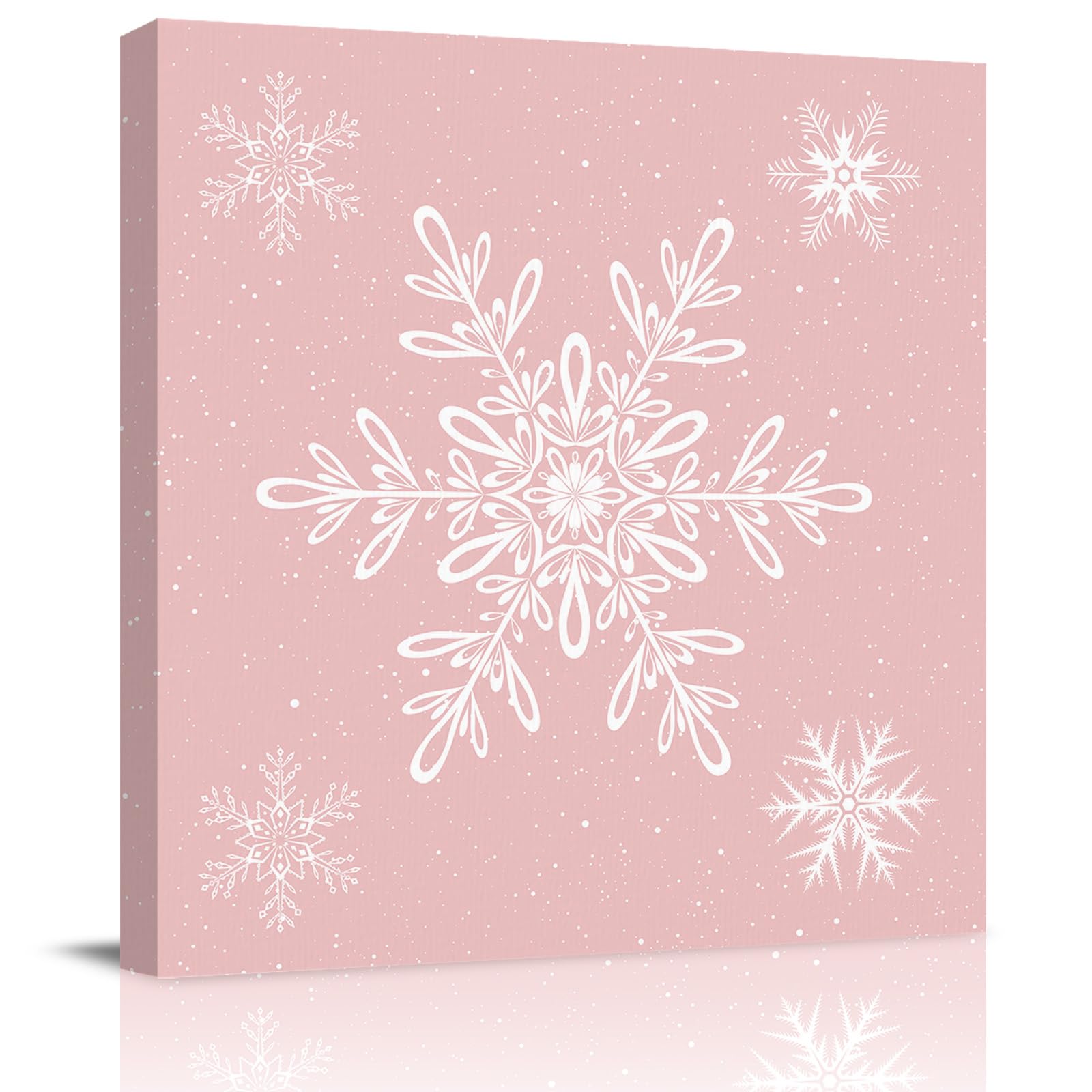 Pink Snowflake Templates