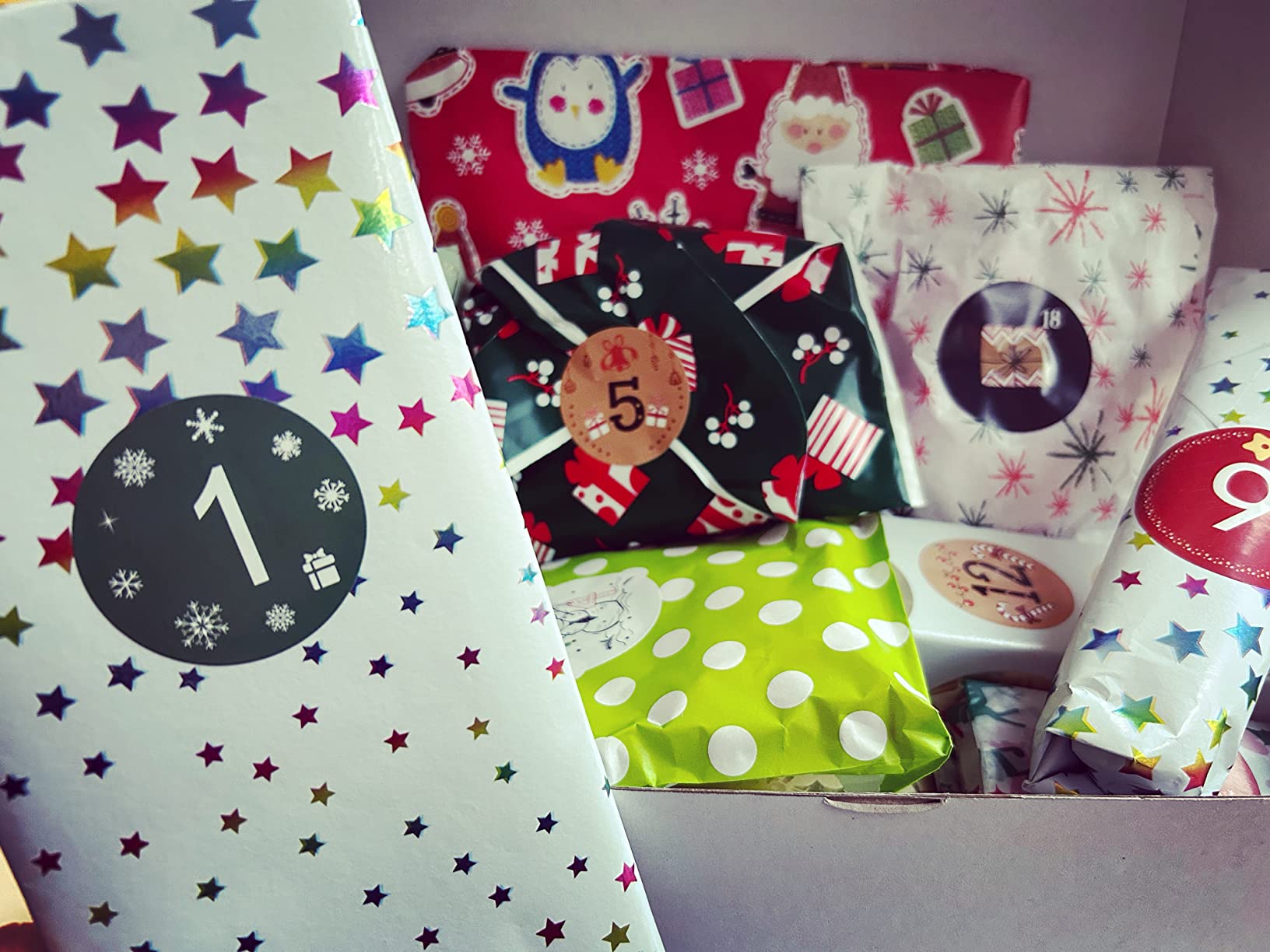Large Christmas Advent Calendar Hamper - 24 Days | Xmas Gift Baskets ...