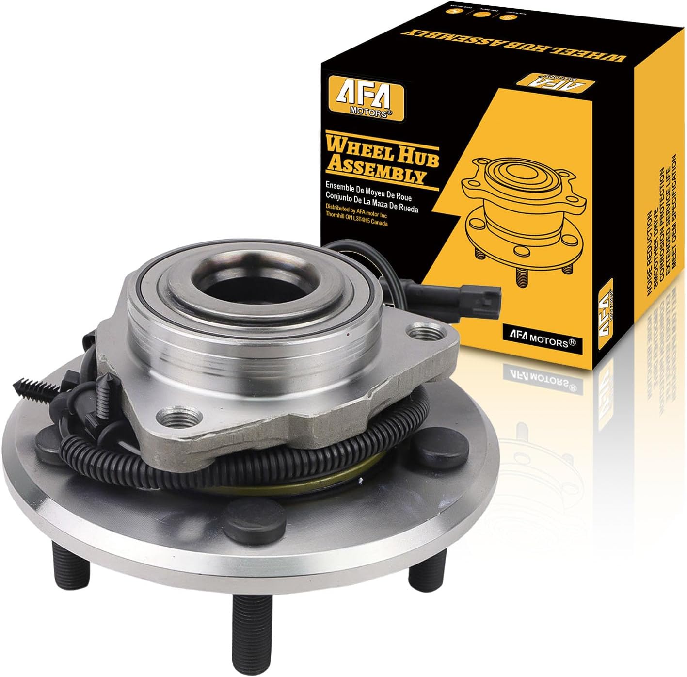 Amazon.com: Autoround 515151 Front Wheel Hub and Bearing Assembly Fit ...