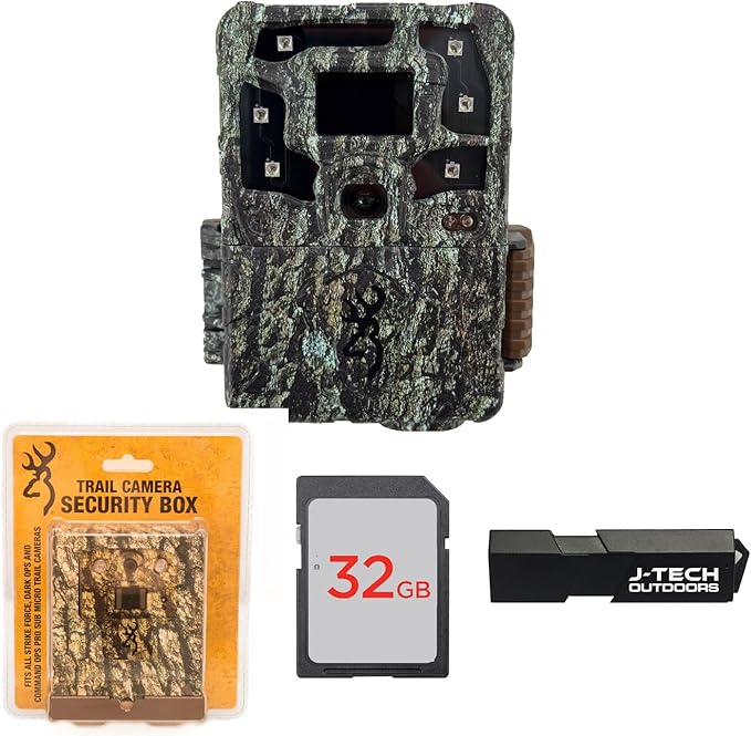 Amazon.com: Browning Strike Force Pro X 1080 Trail Game Camera Bundle ...