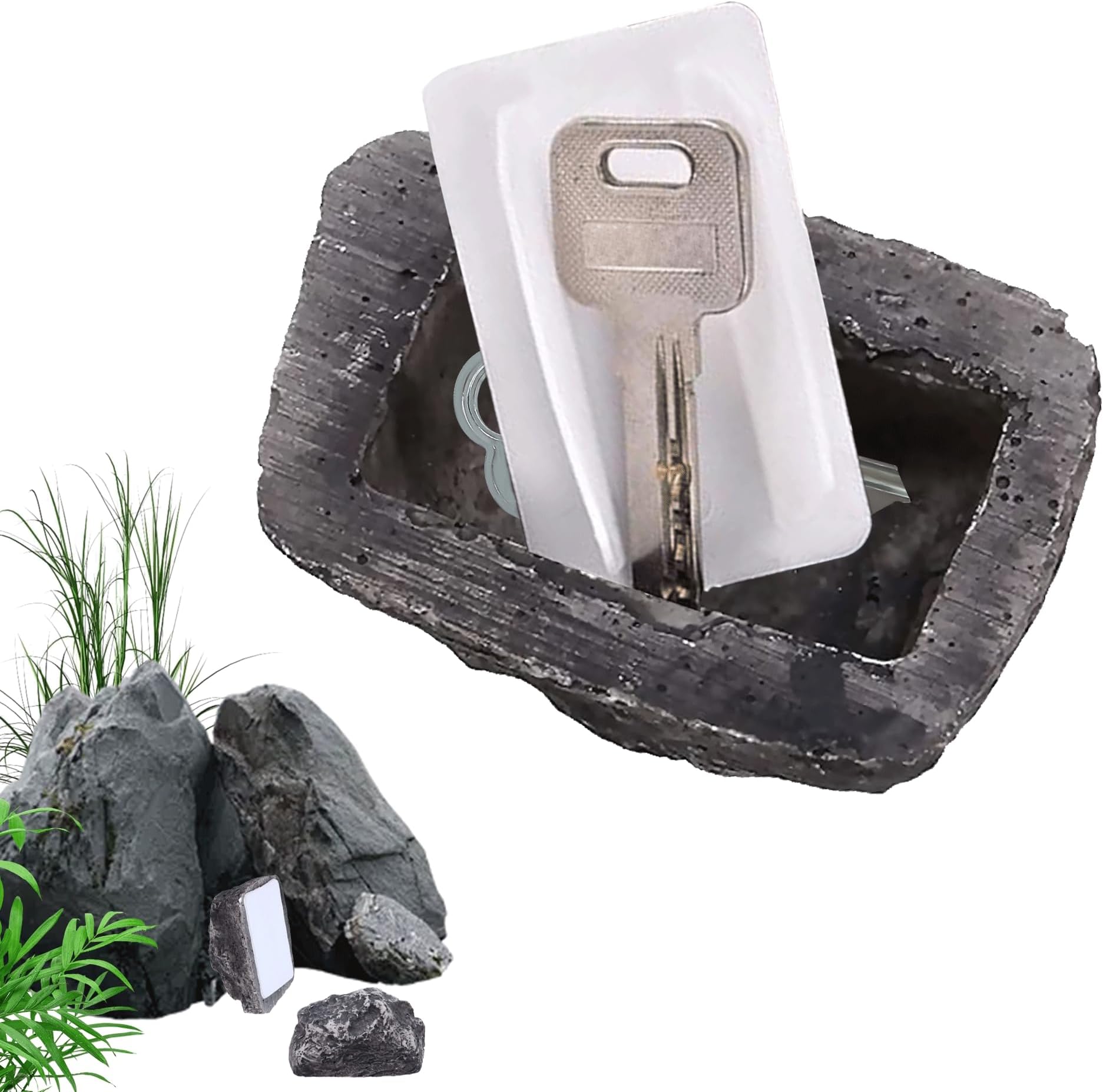 Sterling 901R SafeCan Key Rock-Secret Stash Hidden Storage : Amazon.co ...