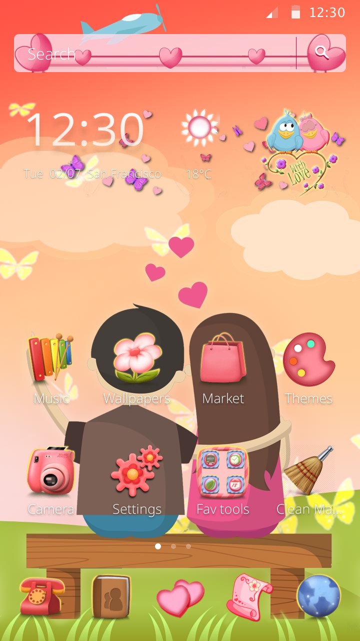 Animated Love Themes