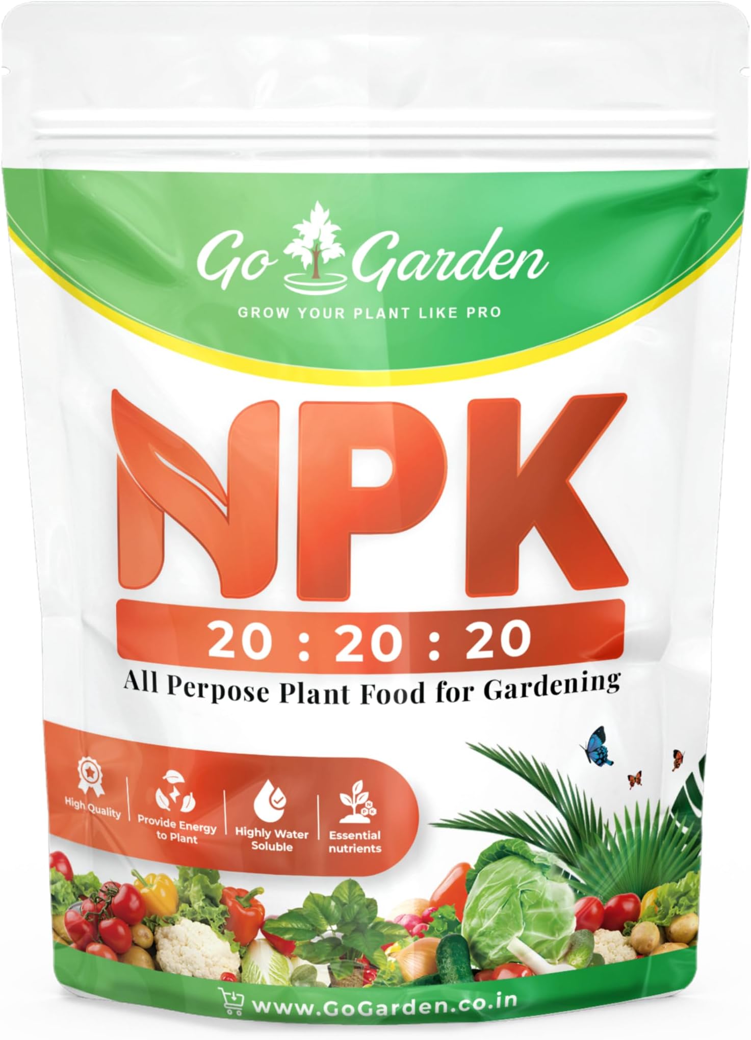 Indian Gardens Npk 20:20:20 Fertilizer Powder For All Garden Plants ...