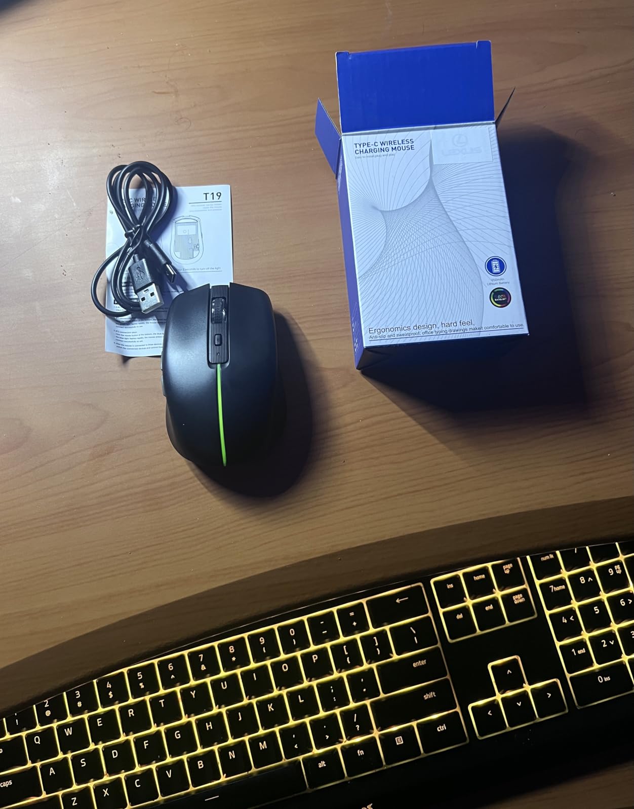 Bluetooth Mouse, Multi-Device Rechargeable Silent 6-Button Wireless ...