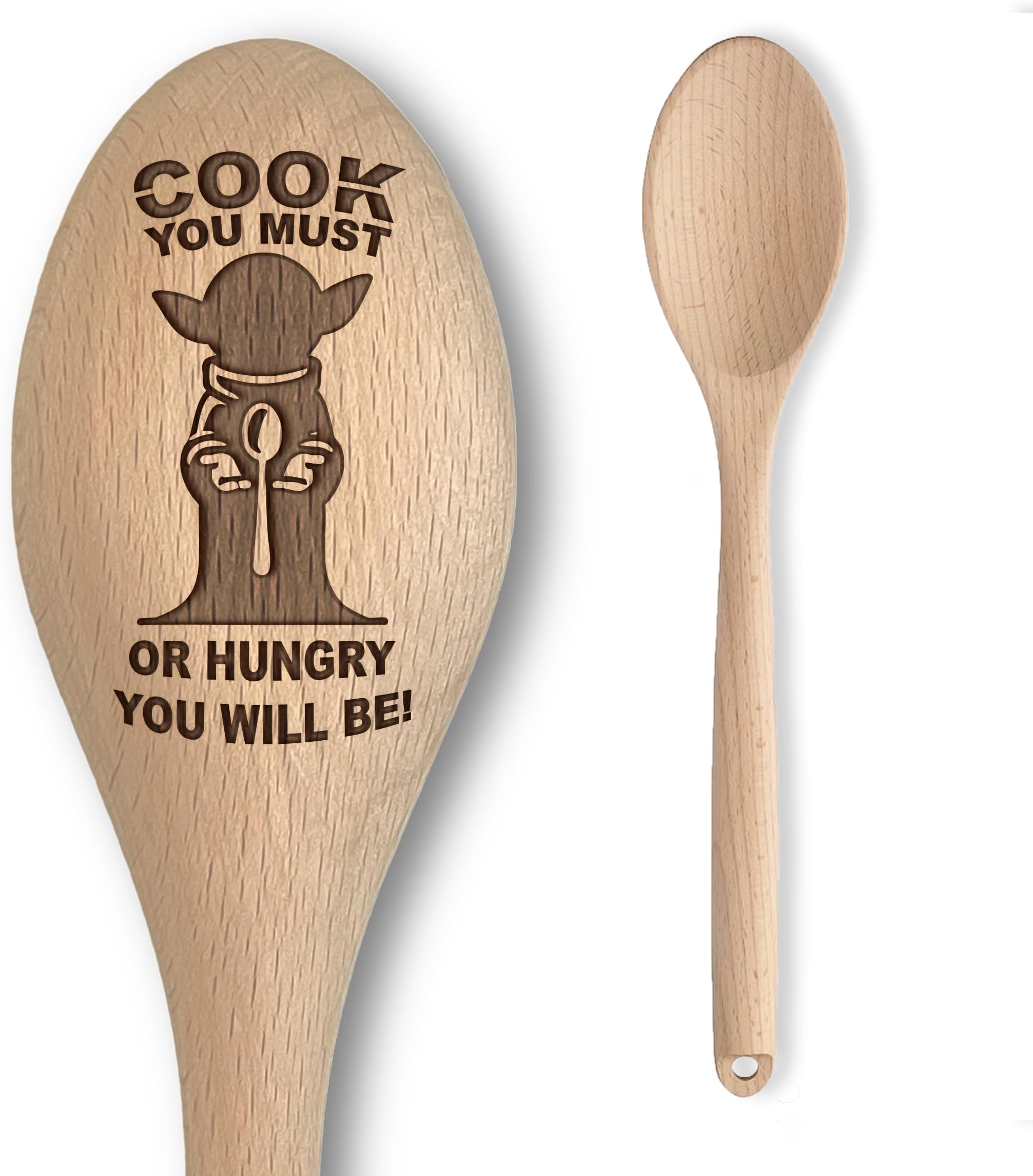 Alien Space Wars Inspired Wooden Spoon – “Stir You Must, or Burn it ...